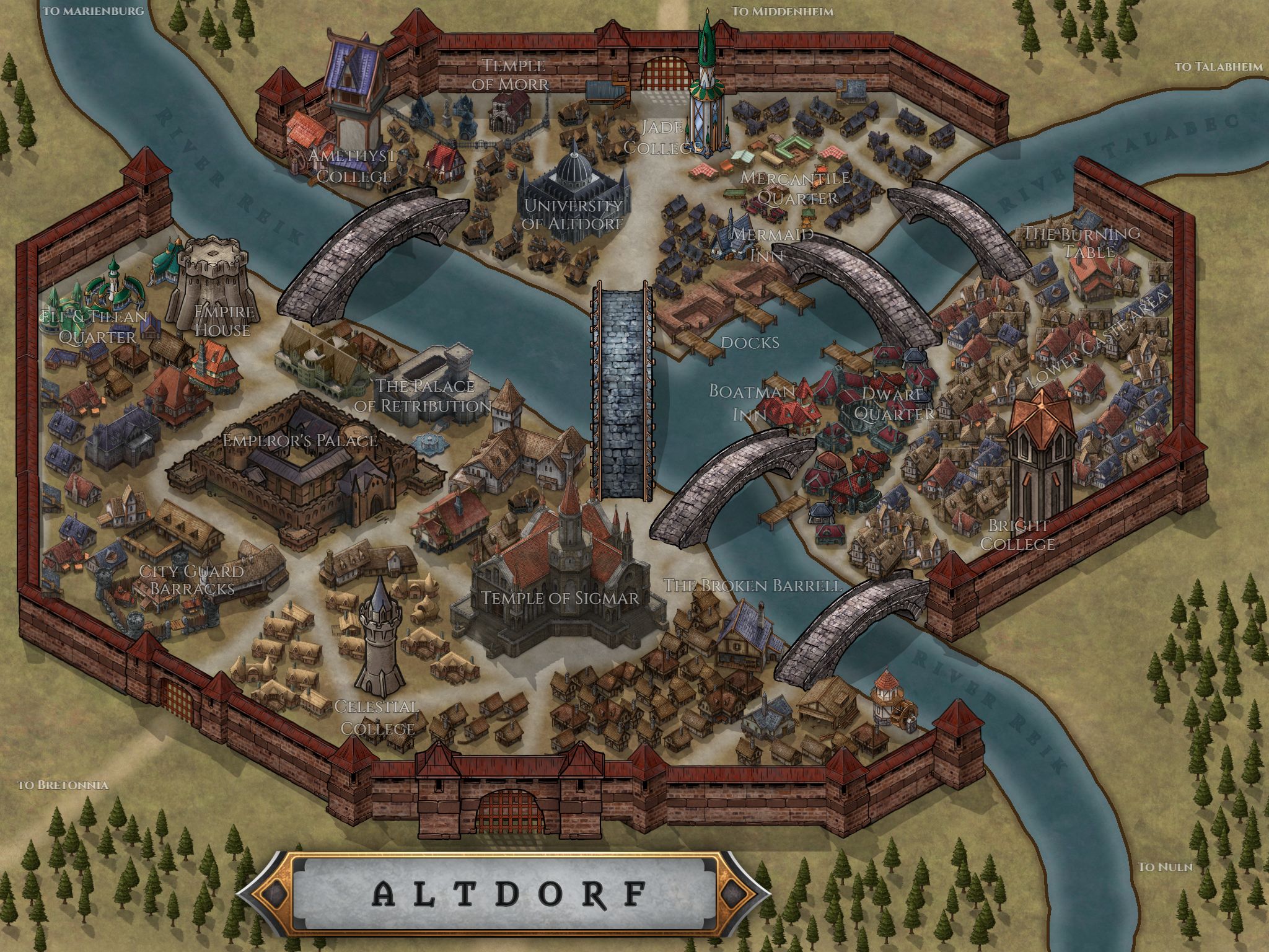 Altdorf | Inkarnate - Create Fantasy Maps Online