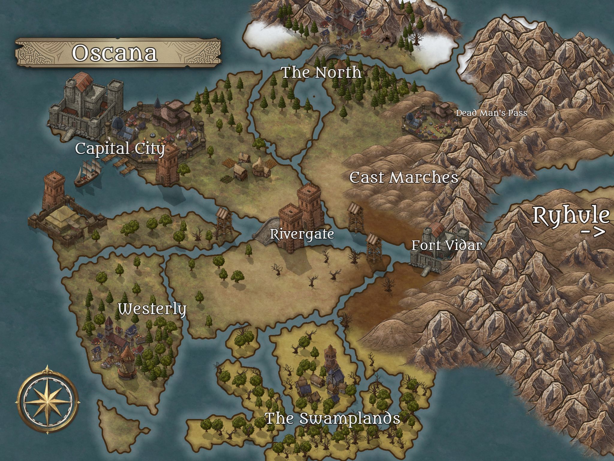 Oscana | Inkarnate - Create Fantasy Maps Online