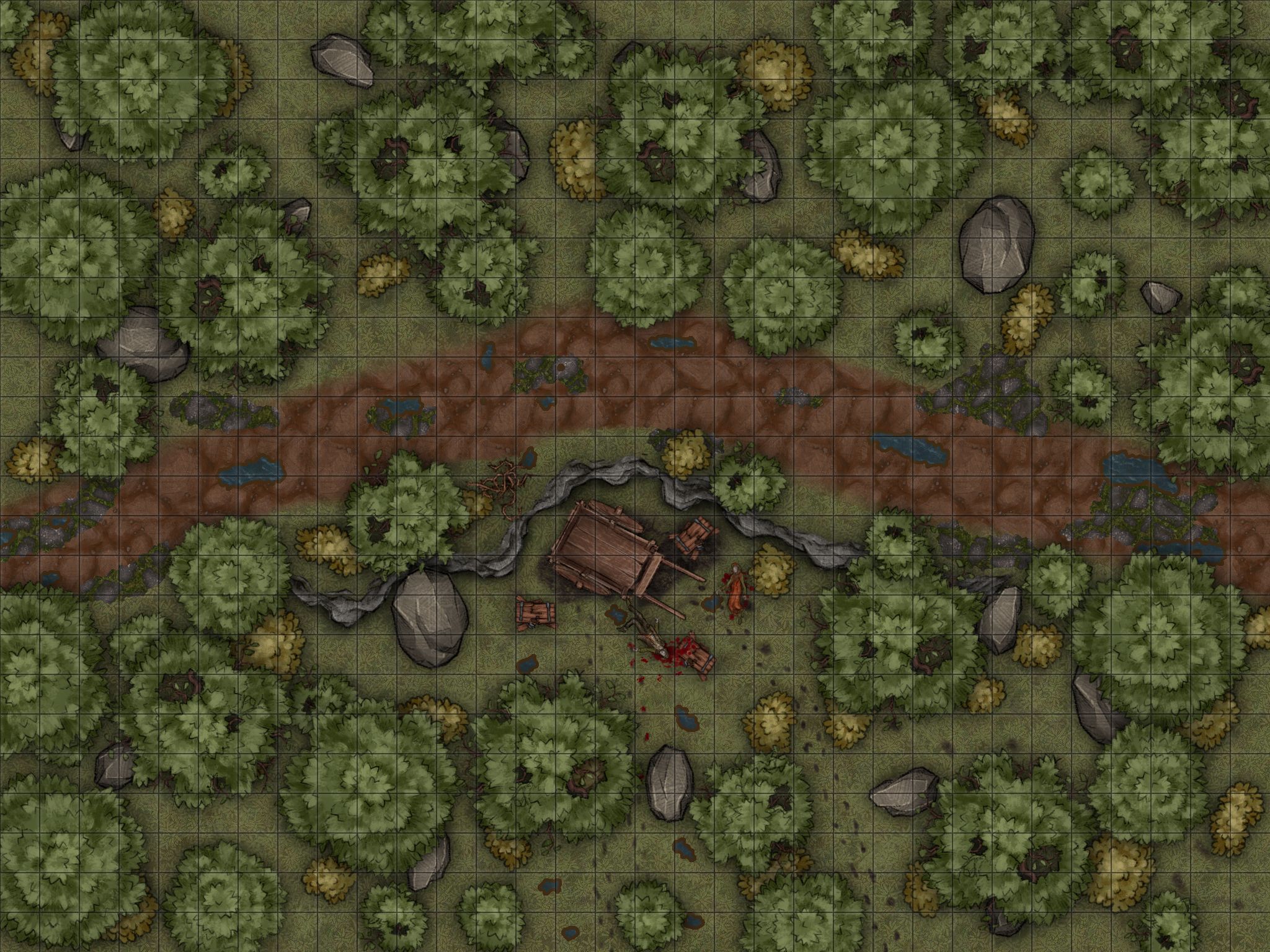 Forest ambush | Inkarnate - Create Fantasy Maps Online