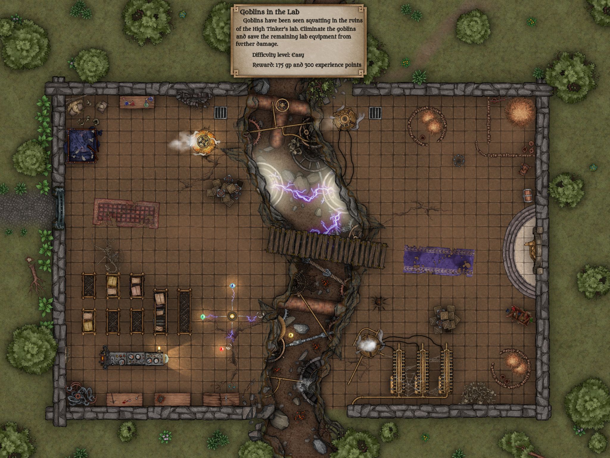 Steampunk Lab Contest Entry | Inkarnate - Create Fantasy Maps Online
