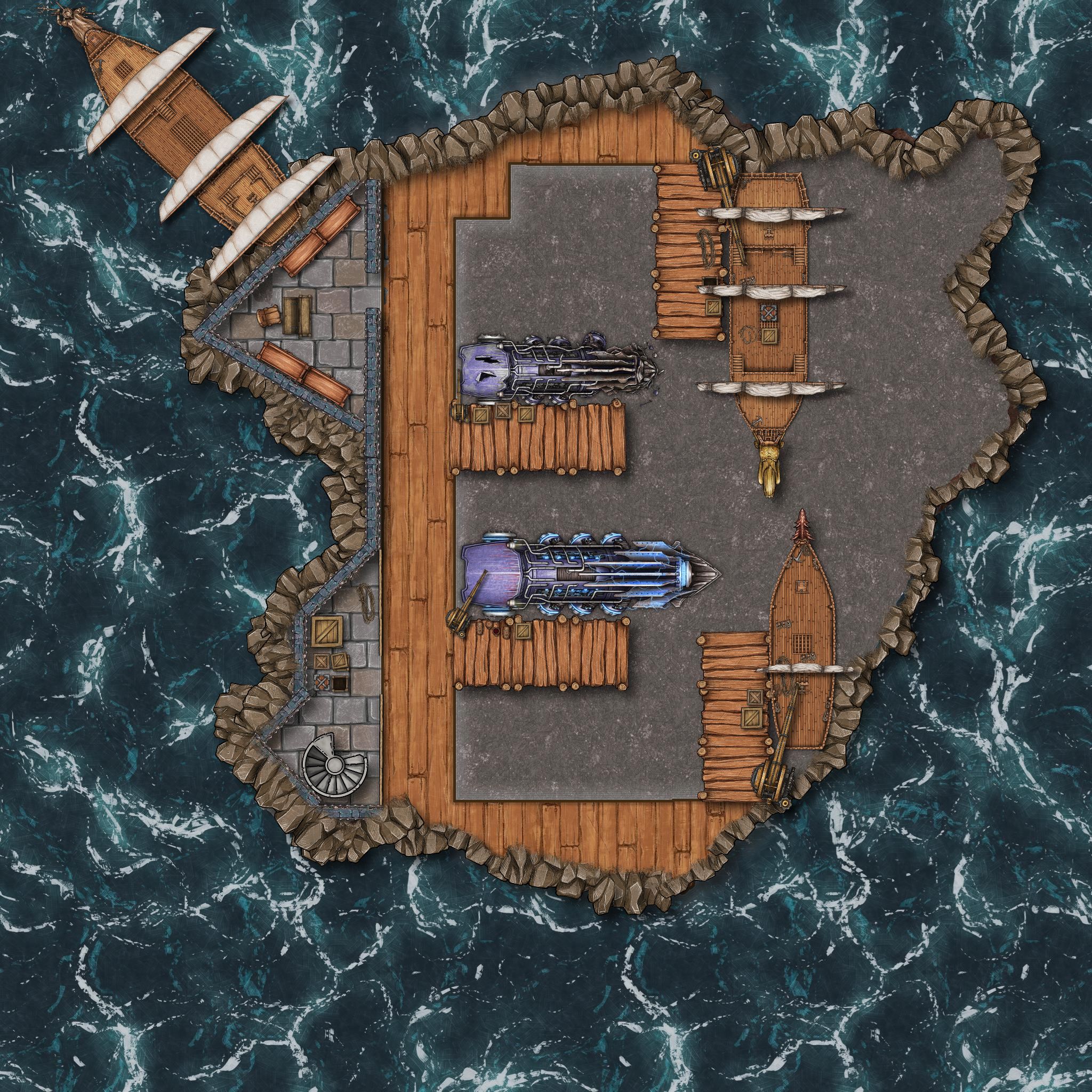 Sky Dock | Inkarnate - Create Fantasy Maps Online