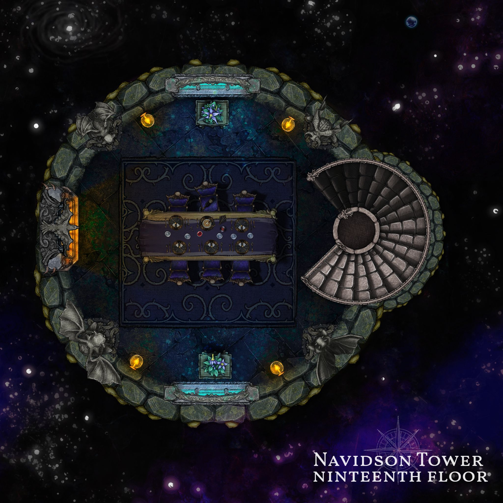 Dungeon 23: Ninteenth Floor | Inkarnate - Create Fantasy Maps Online