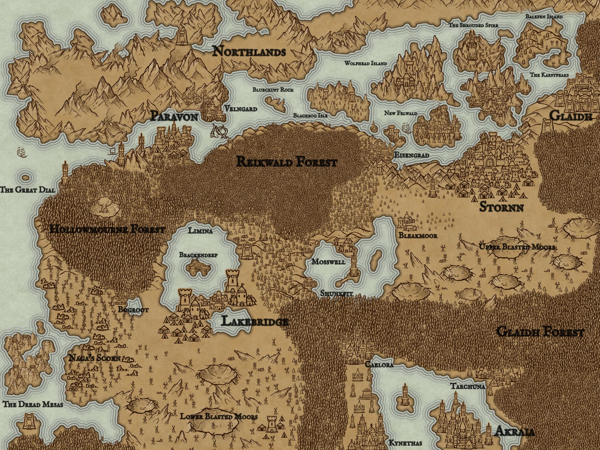 world map 2 | Inkarnate - Create Fantasy Maps Online