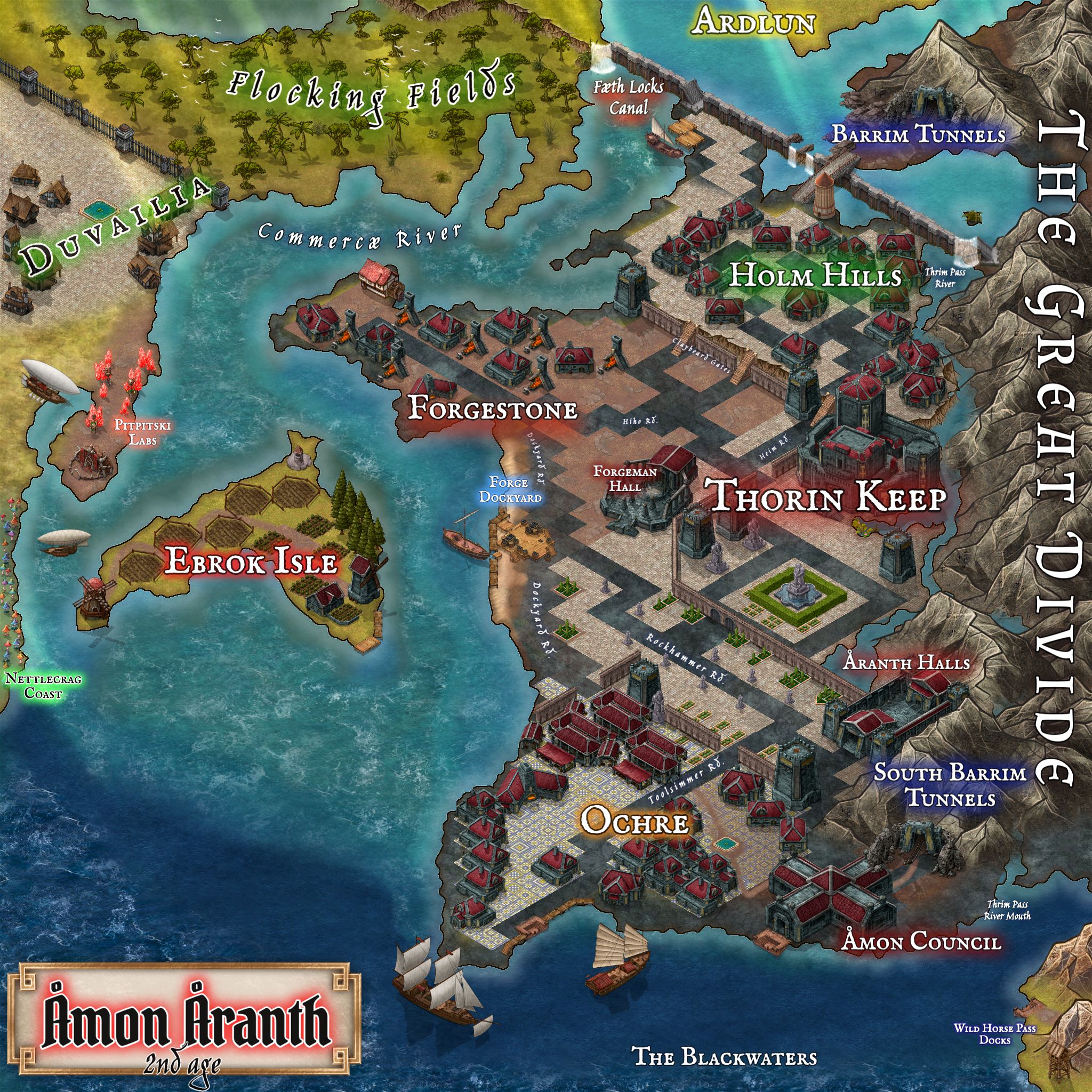 Åmon Åranth - Region | Inkarnate - Create Fantasy Maps Online