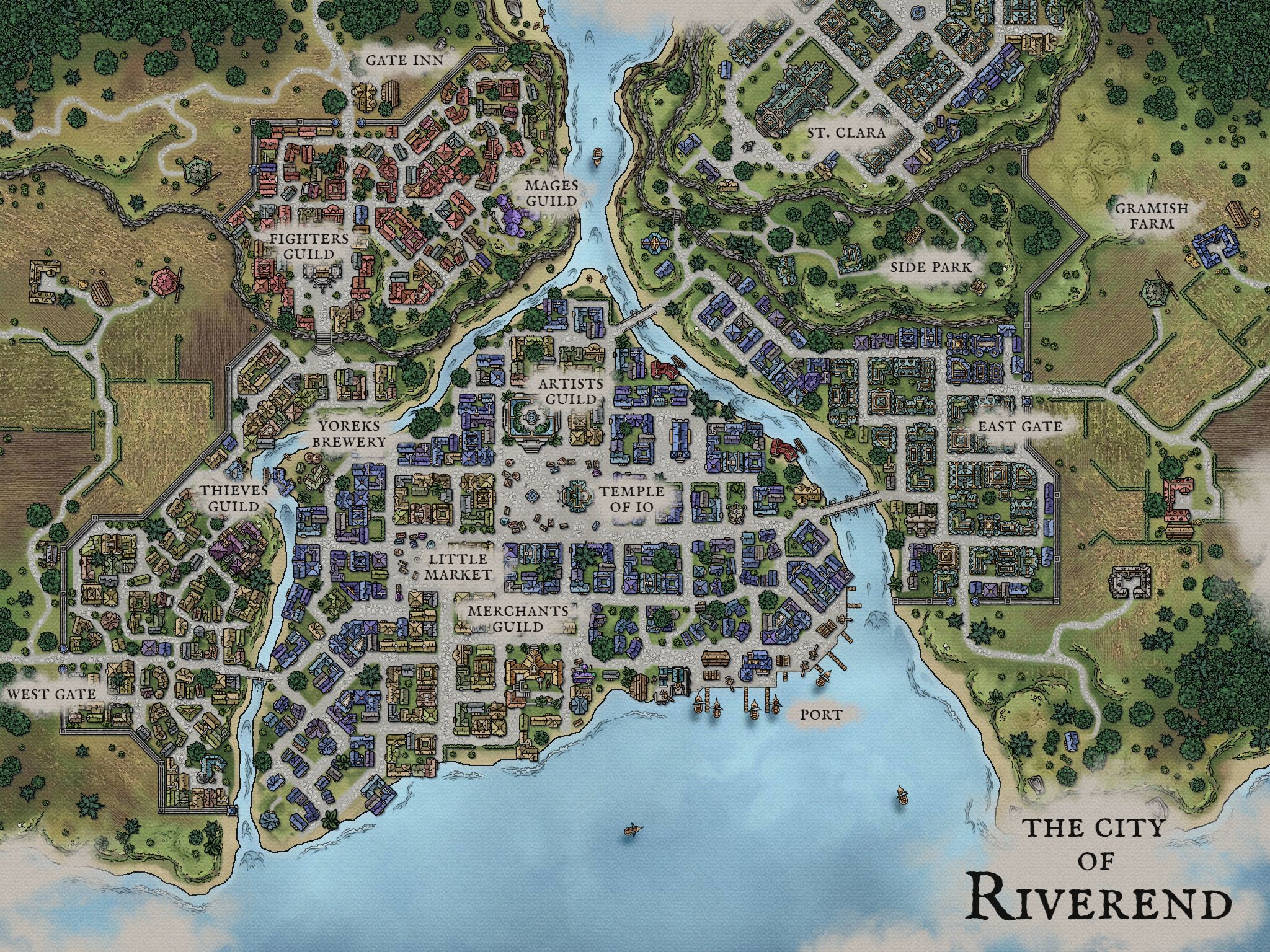 Riverend | Inkarnate - Create Fantasy Maps Online