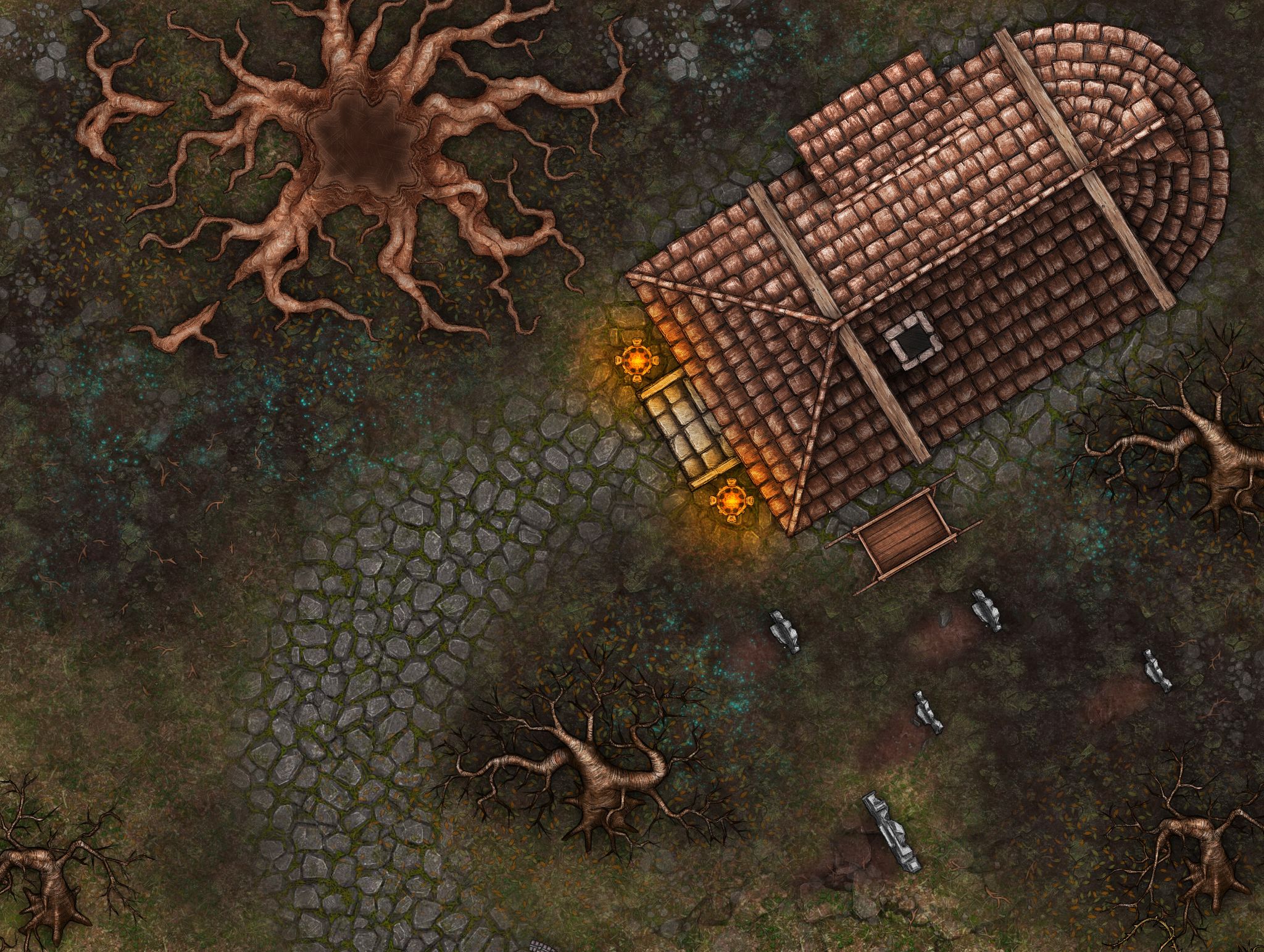 Forest Lawn Cemetery | Inkarnate - Create Fantasy Maps Online