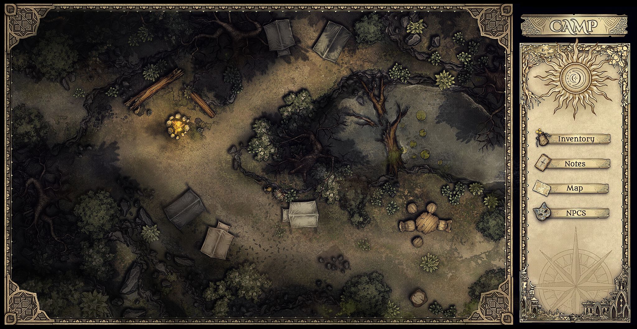 Mountain Forest Landing Page | Inkarnate - Create Fantasy Maps Online