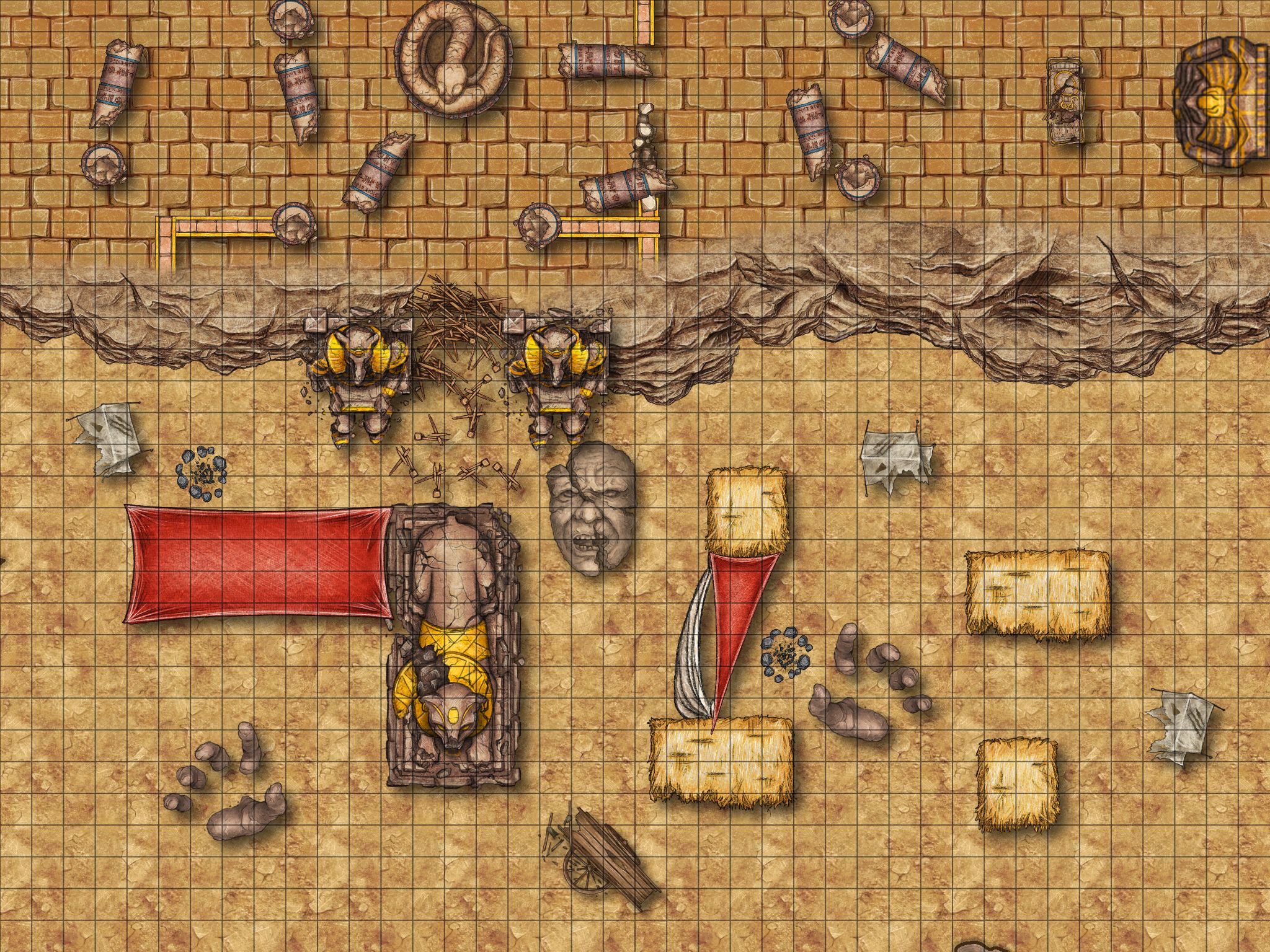 Desert temple | Inkarnate - Create Fantasy Maps Online