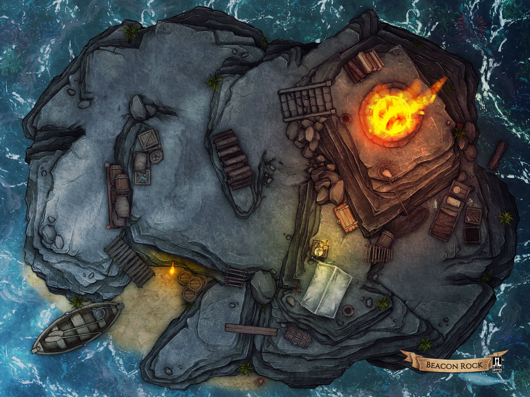 Beacon Rock | Inkarnate - Create Fantasy Maps Online