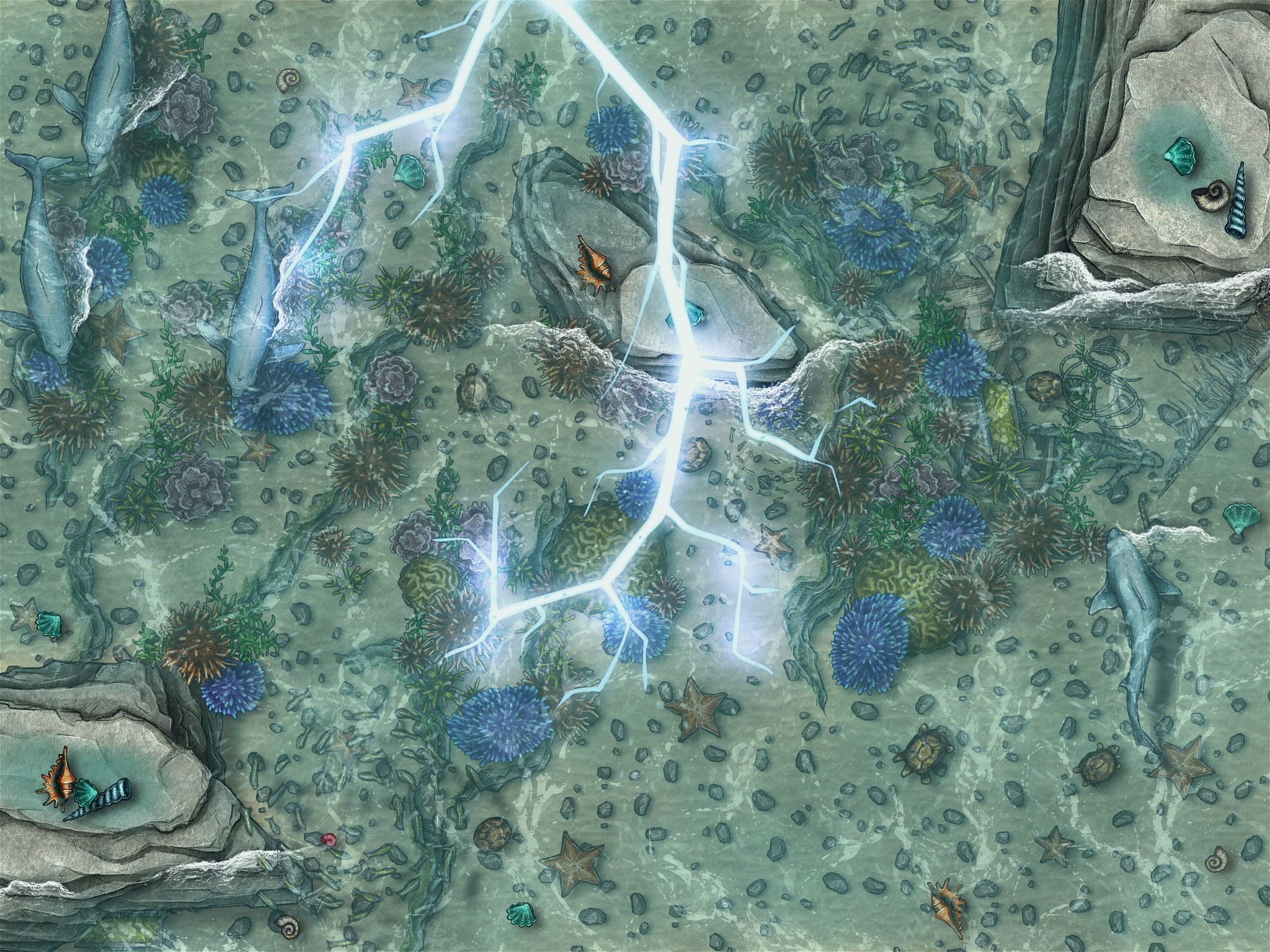 Under the sea | Inkarnate - Create Fantasy Maps Online