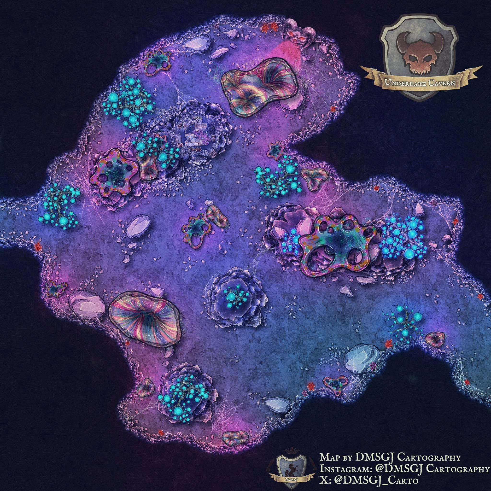 Underdark Cavern | Inkarnate - Create Fantasy Maps Online