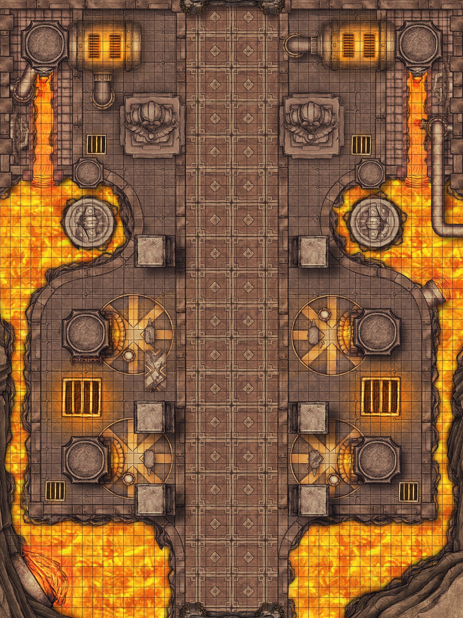 Dwarven Mountain Forge | Inkarnate - Create Fantasy Maps Online