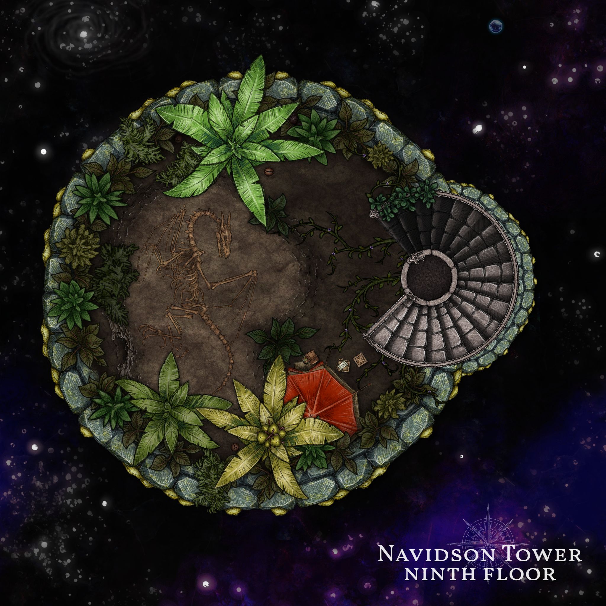 Dungeon 23: Ninth Floor | Inkarnate - Create Fantasy Maps Online