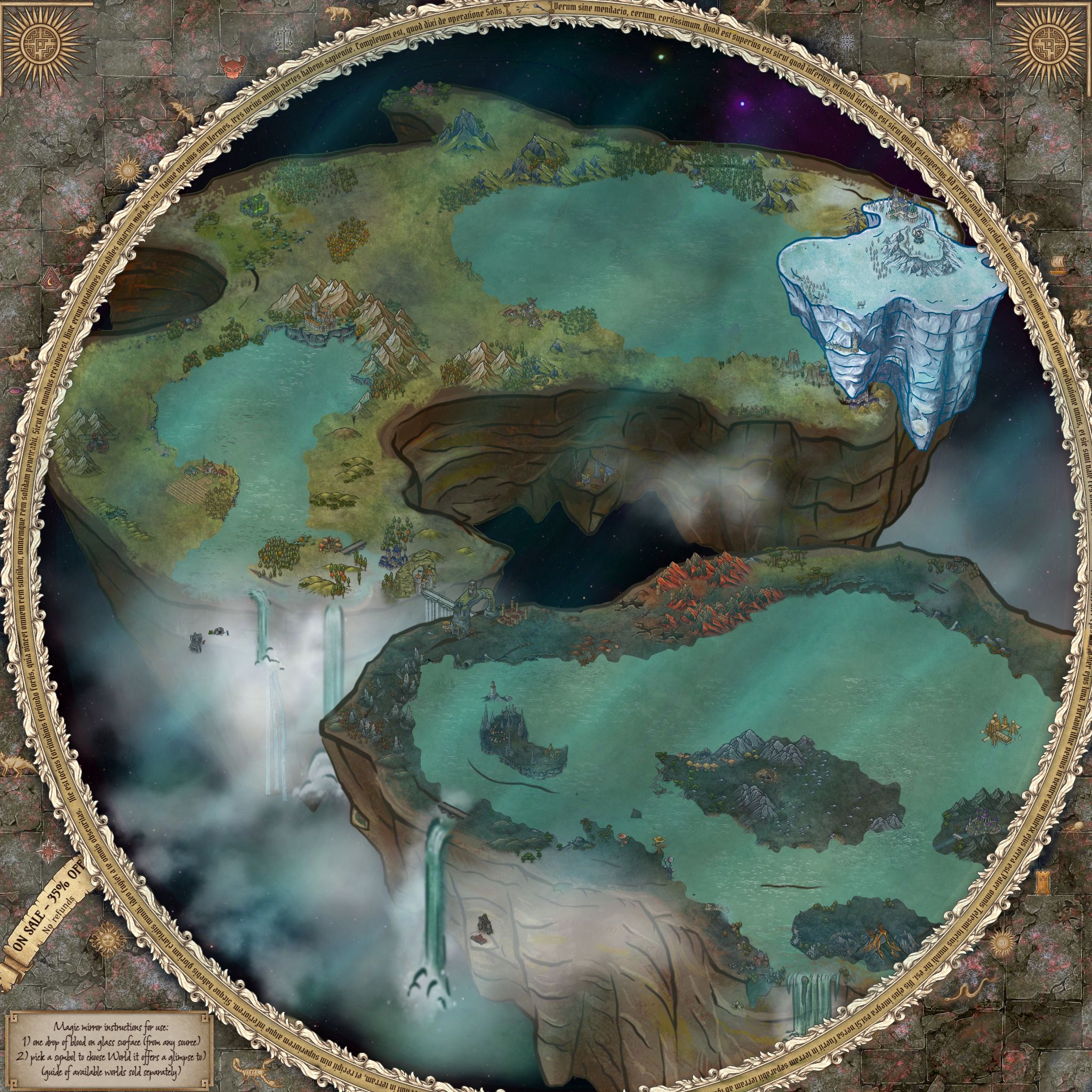the Wizard's mirror | Inkarnate - Create Fantasy Maps Online