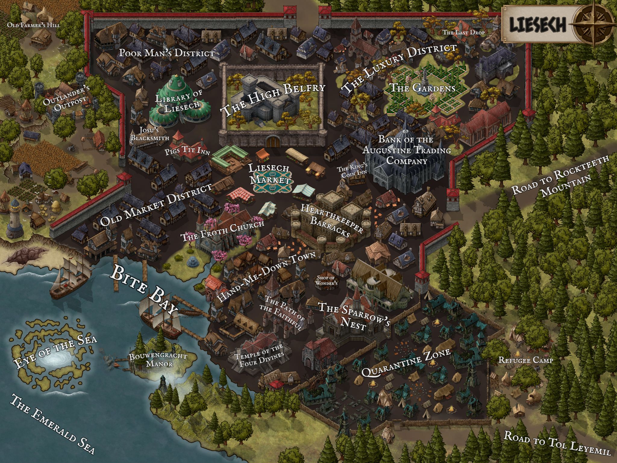 Liesech | Inkarnate - Create Fantasy Maps Online