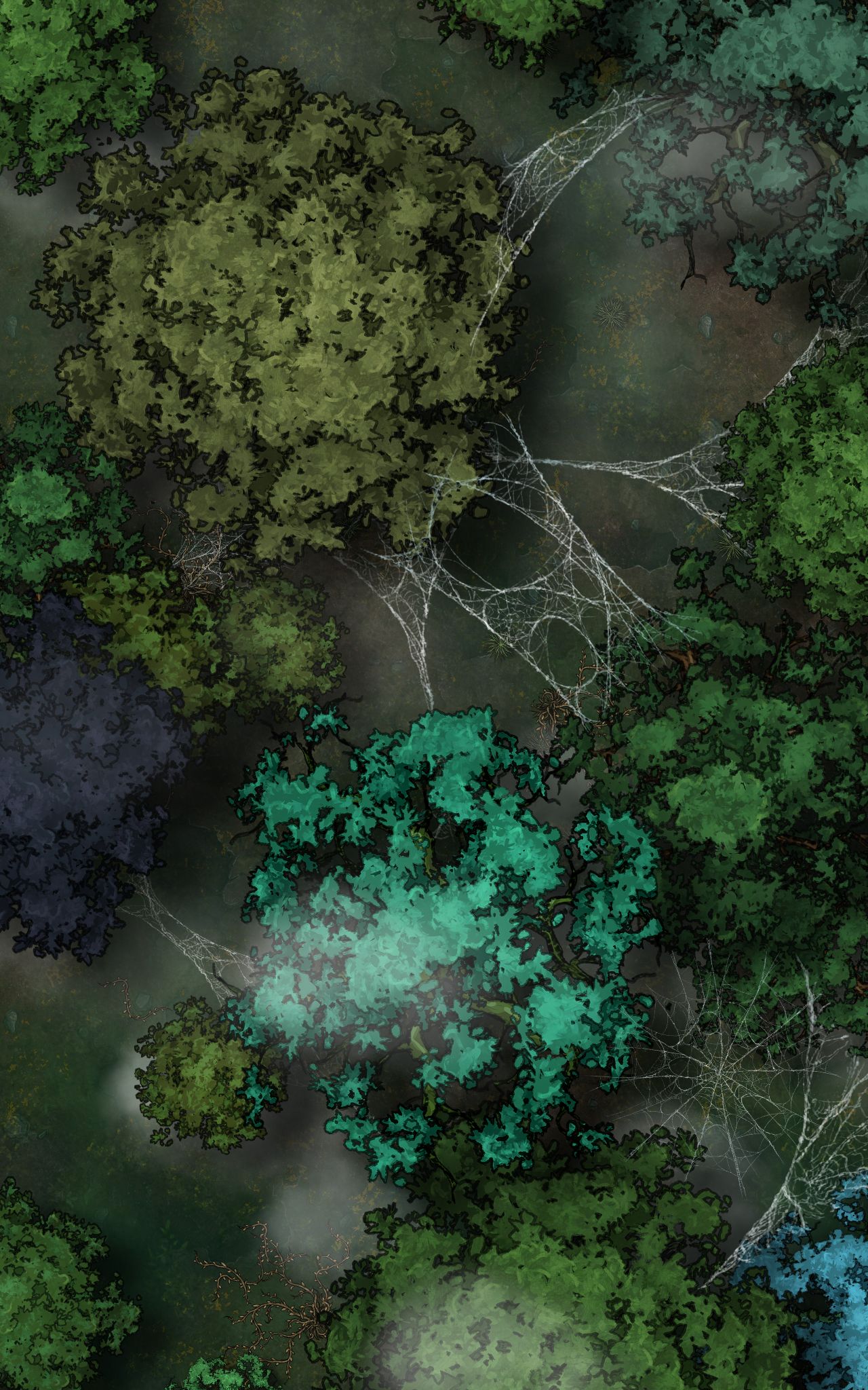 The Spider's Forest | Inkarnate - Create Fantasy Maps Online