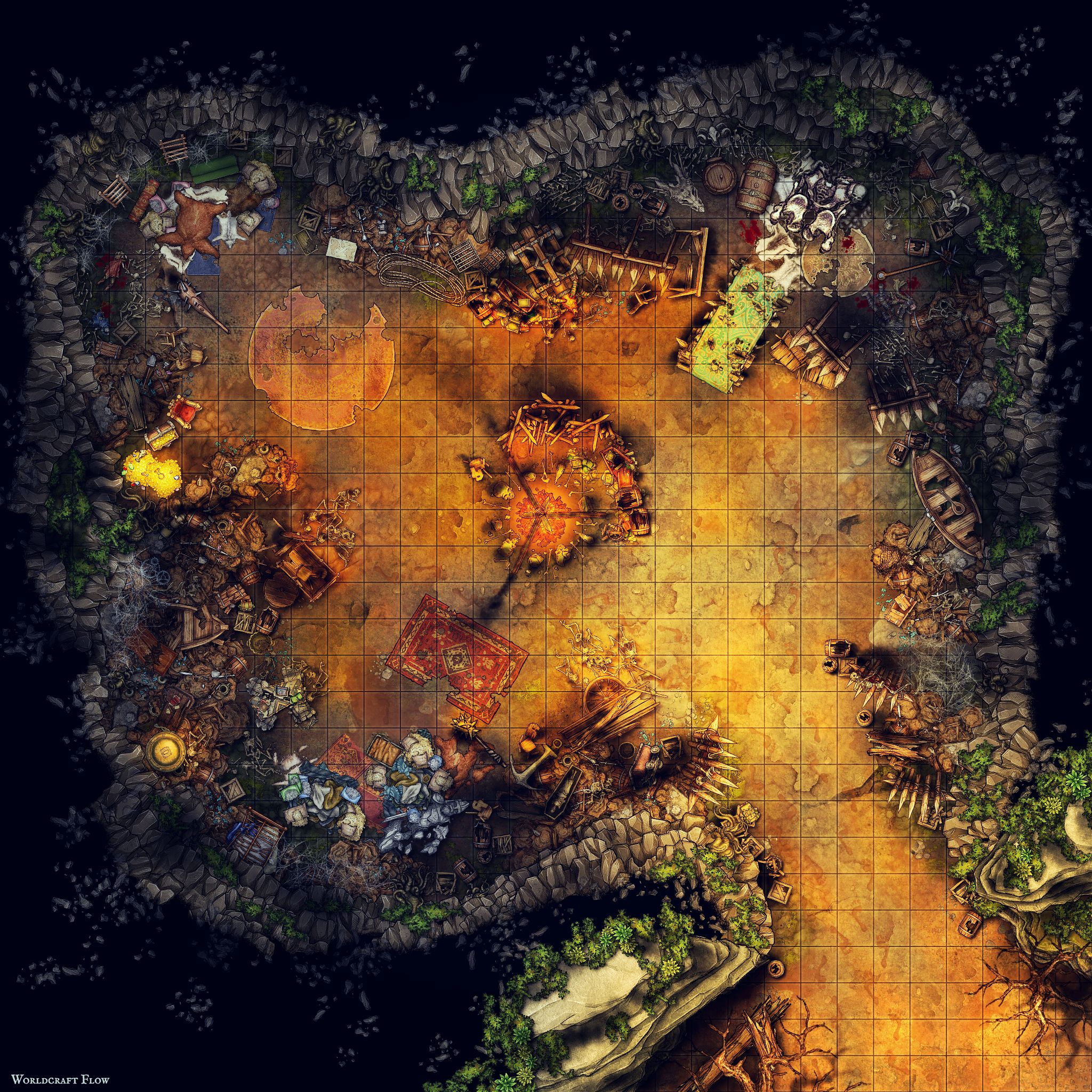 Giant cave | Inkarnate - Create Fantasy Maps Online