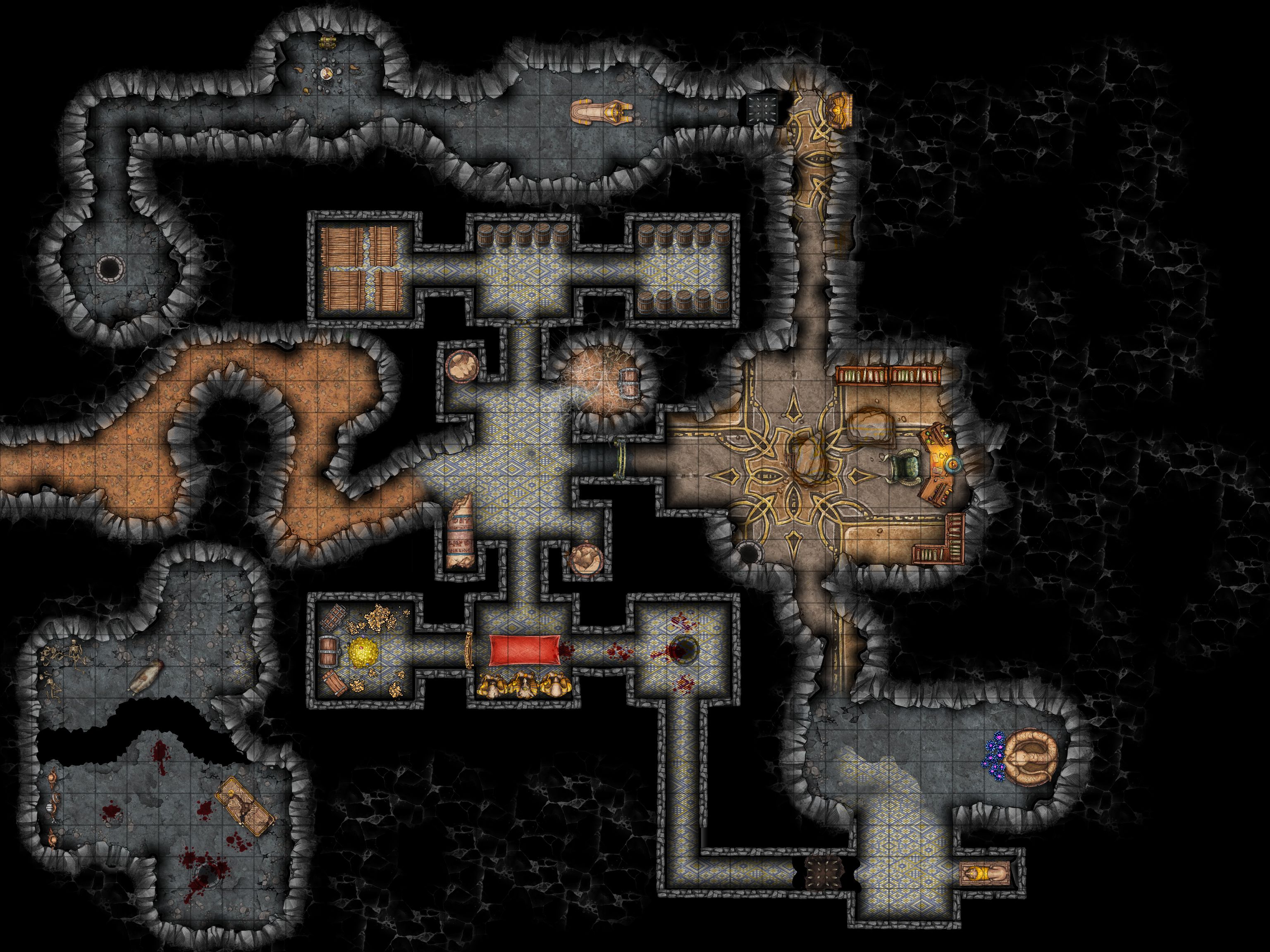 Yuan-ti Lair | Inkarnate - Create Fantasy Maps Online