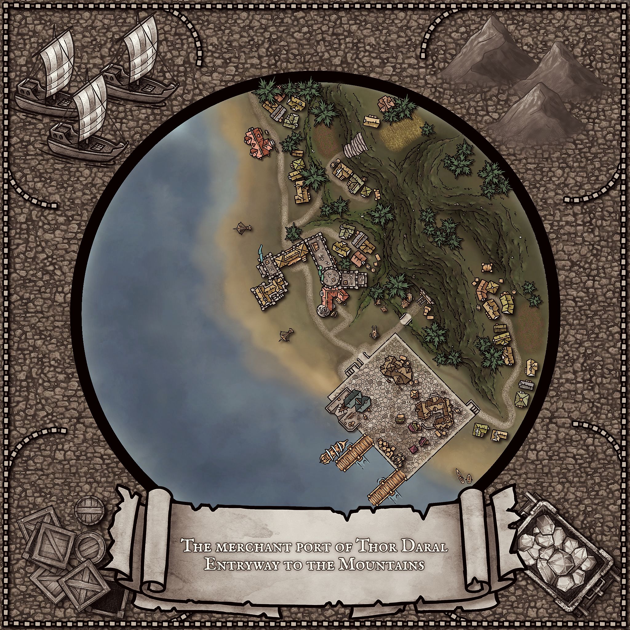 The port | Inkarnate - Create Fantasy Maps Online