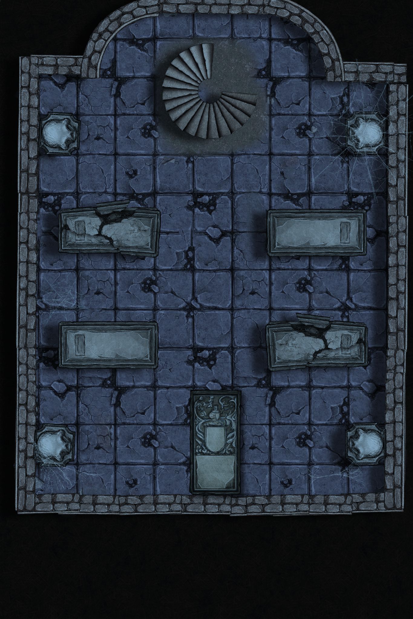 Temple of Kelemvor Crypt | Inkarnate - Create Fantasy Maps Online