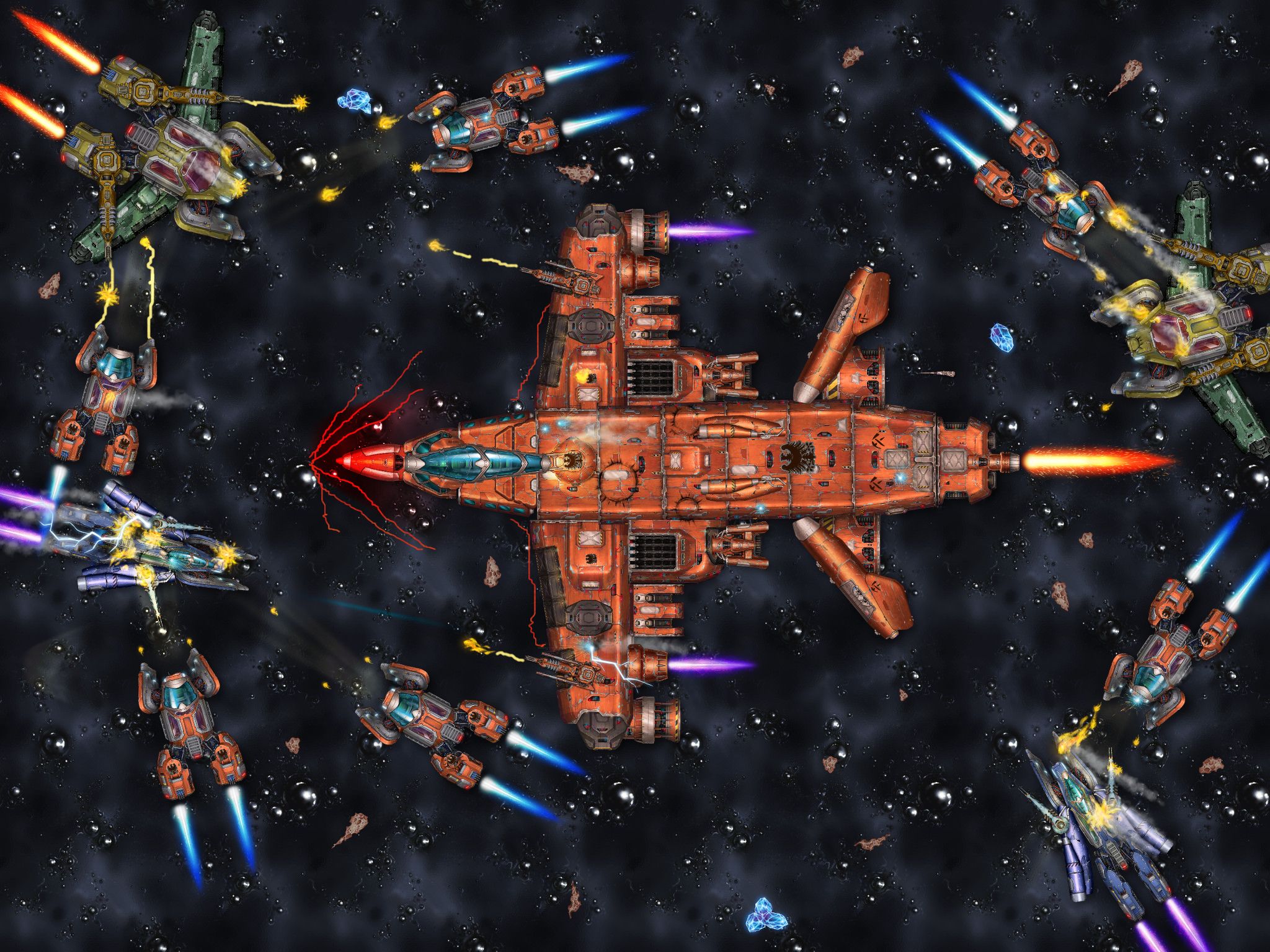 Space fight | Inkarnate - Create Fantasy Maps Online