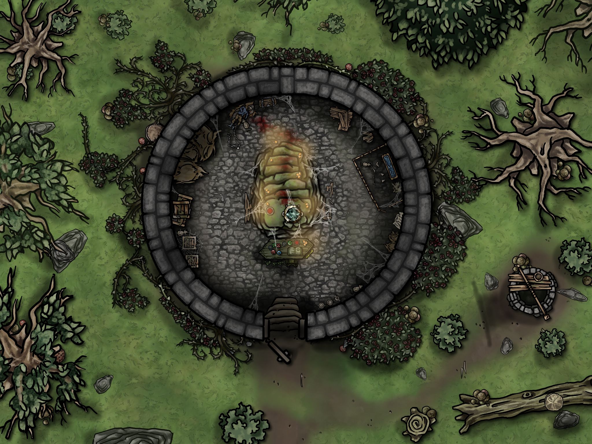 Witch Hut - Day 1 | Inkarnate - Create Fantasy Maps Online