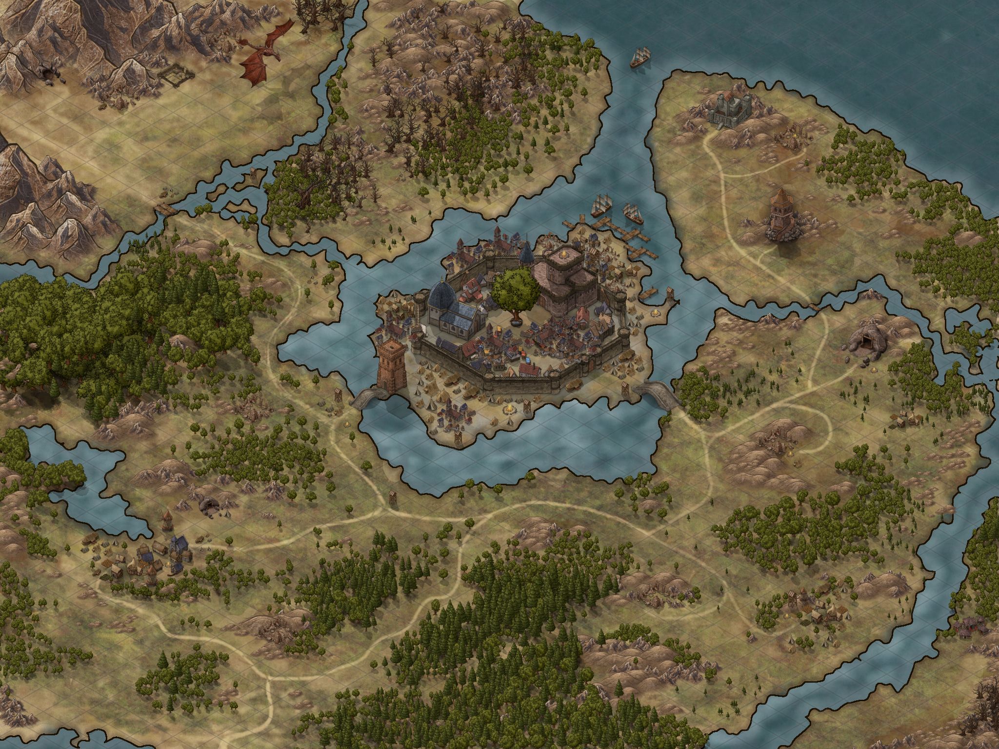 Ak V'aran | Inkarnate - Create Fantasy Maps Online