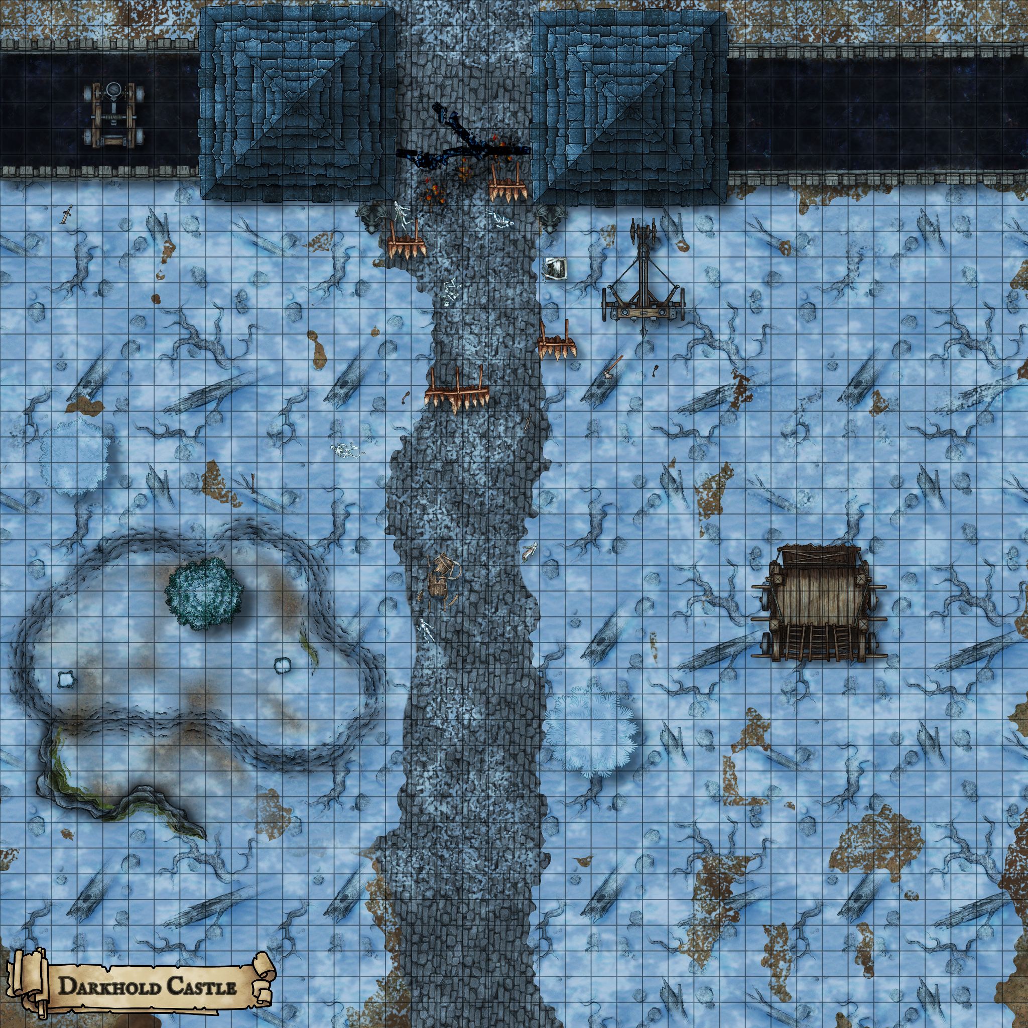 Darkhold Castle Approach | Inkarnate - Create Fantasy Maps Online