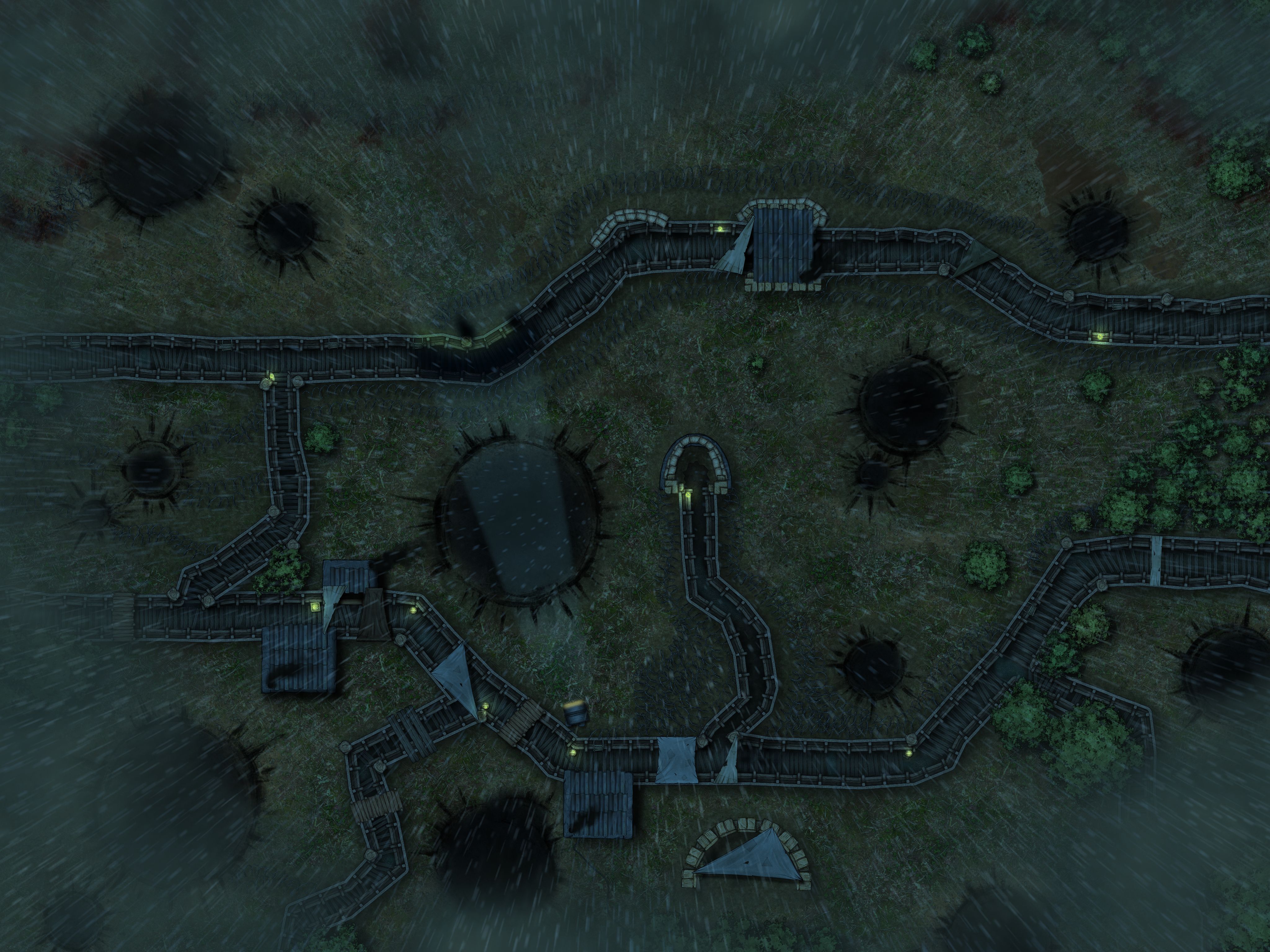 Frontline - Trench Map | Inkarnate - Create Fantasy Maps Online