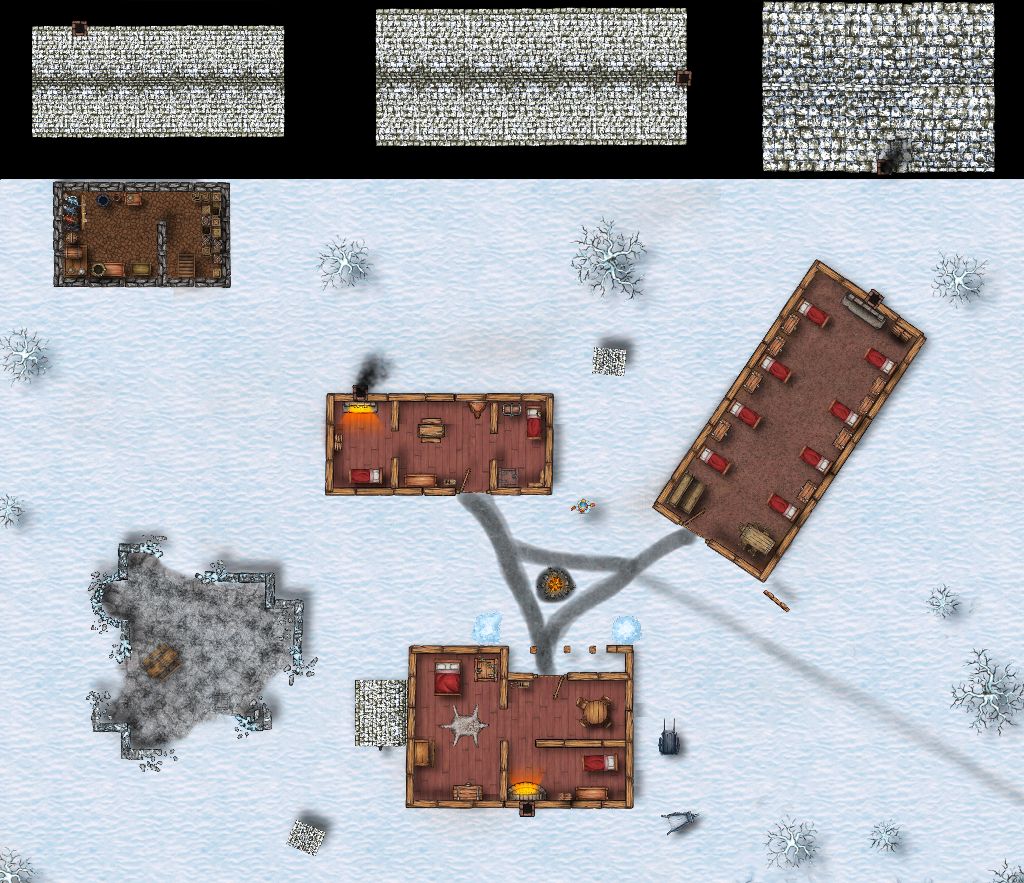 The ice-cutting village | Inkarnate - Create Fantasy Maps Online