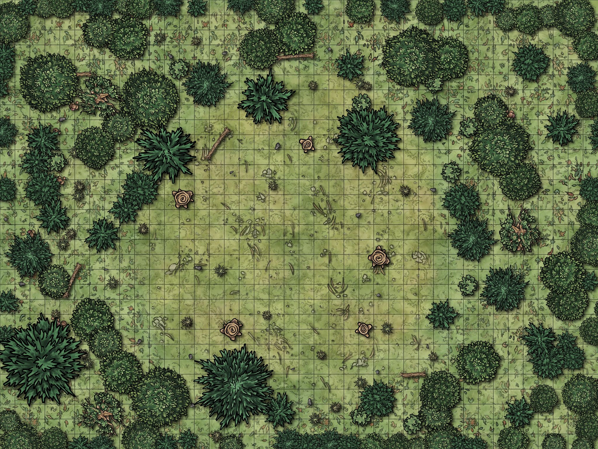 Forest Battlemap | Inkarnate - Create Fantasy Maps Online