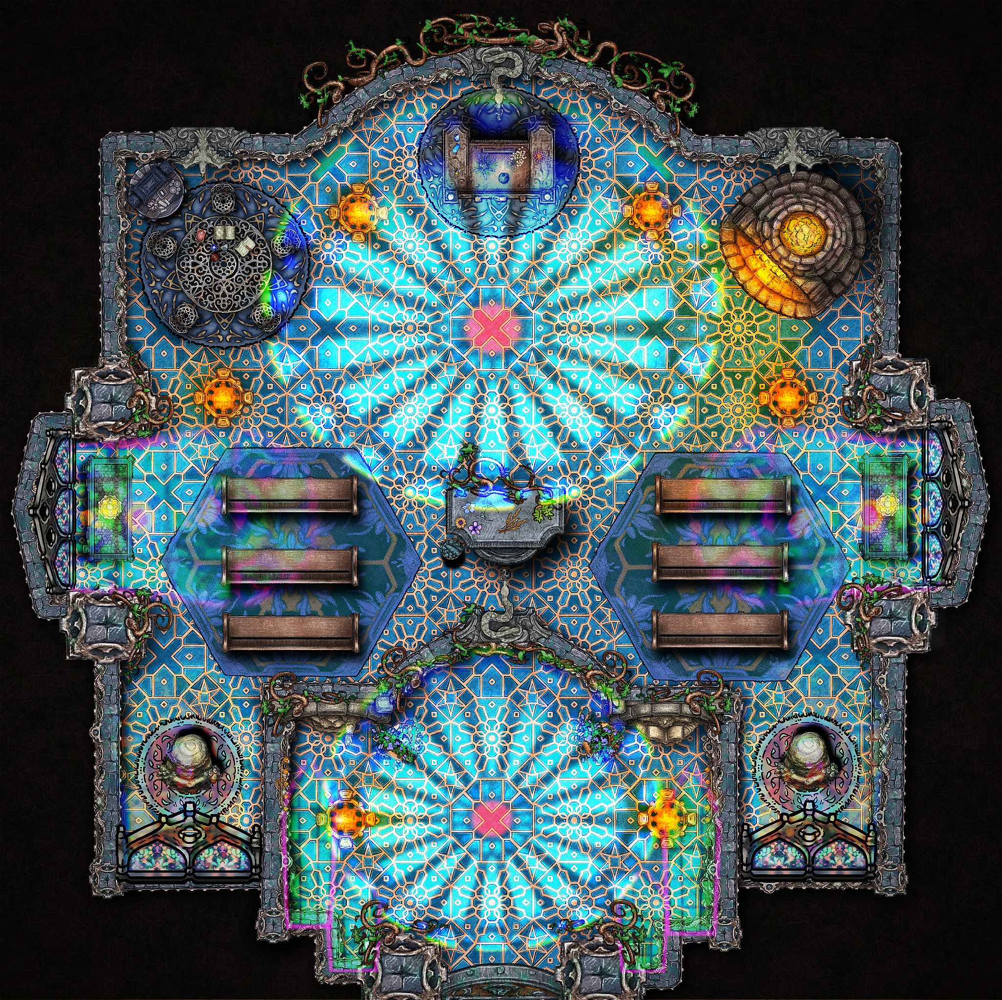 Temple of Chauntea for Easthaven- Rime of the Frostmaiden | Inkarnate ...