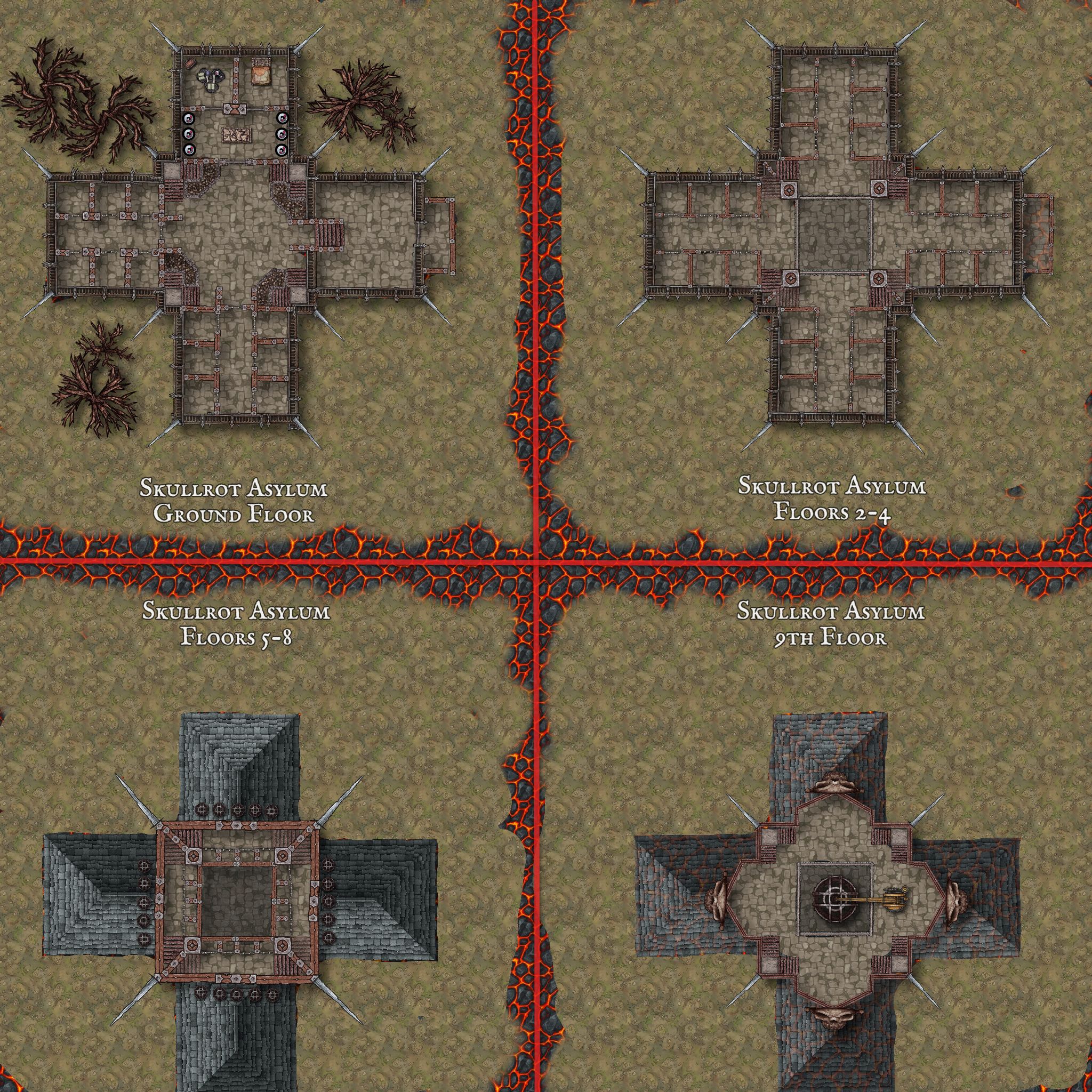 Skullrot Asylum, Plane of Carceri, D&D Shackled City Adventure Path ...