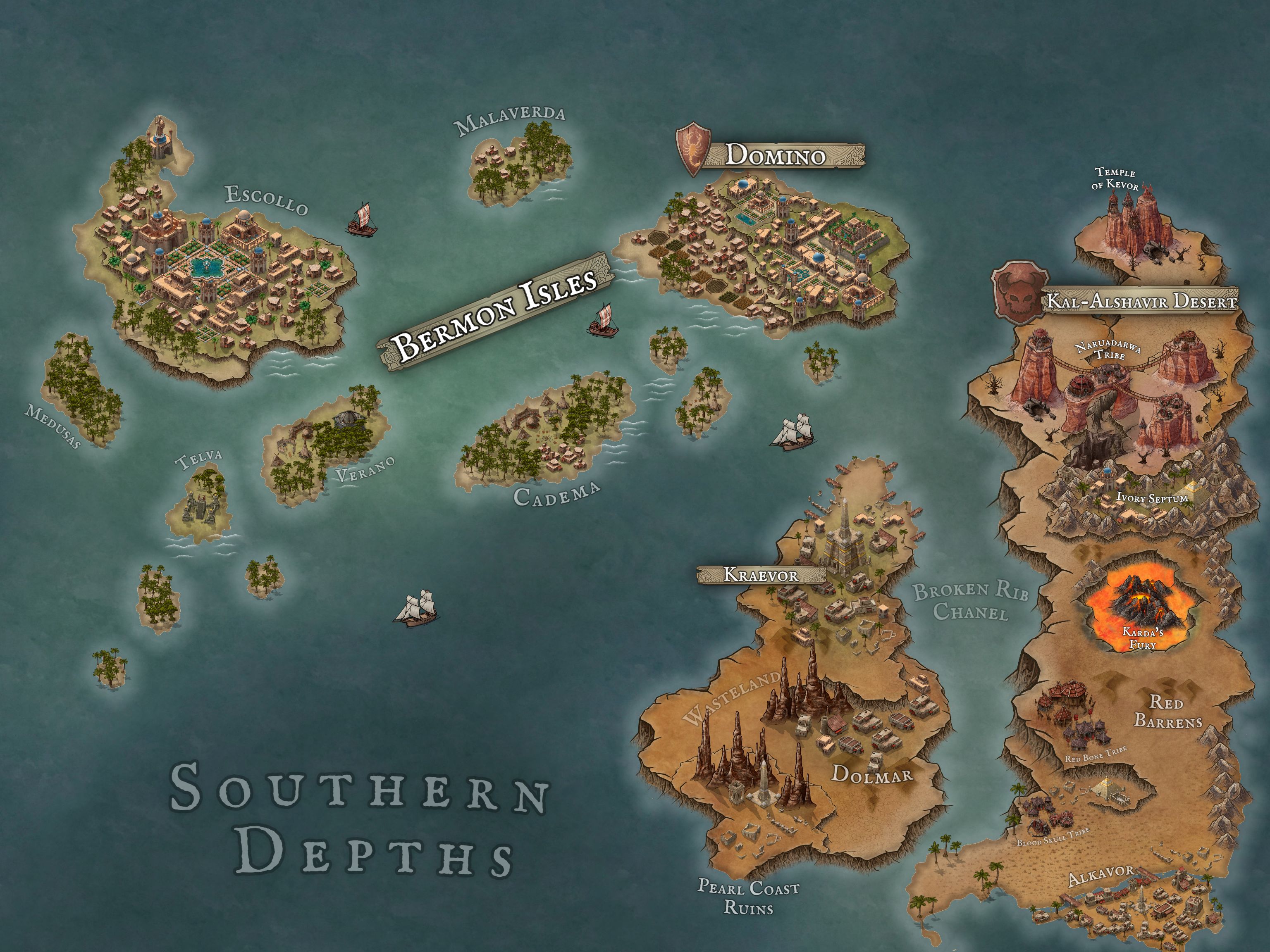 Eastern Lands | Inkarnate - Create Fantasy Maps Online