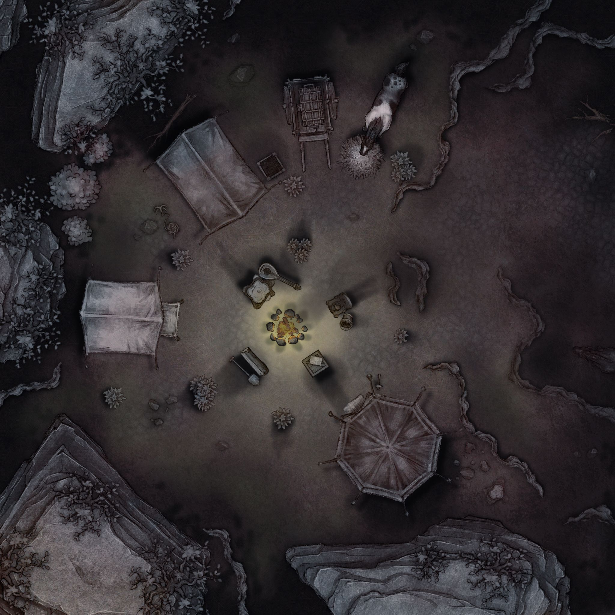 Camp Encounter | Inkarnate - Create Fantasy Maps Online