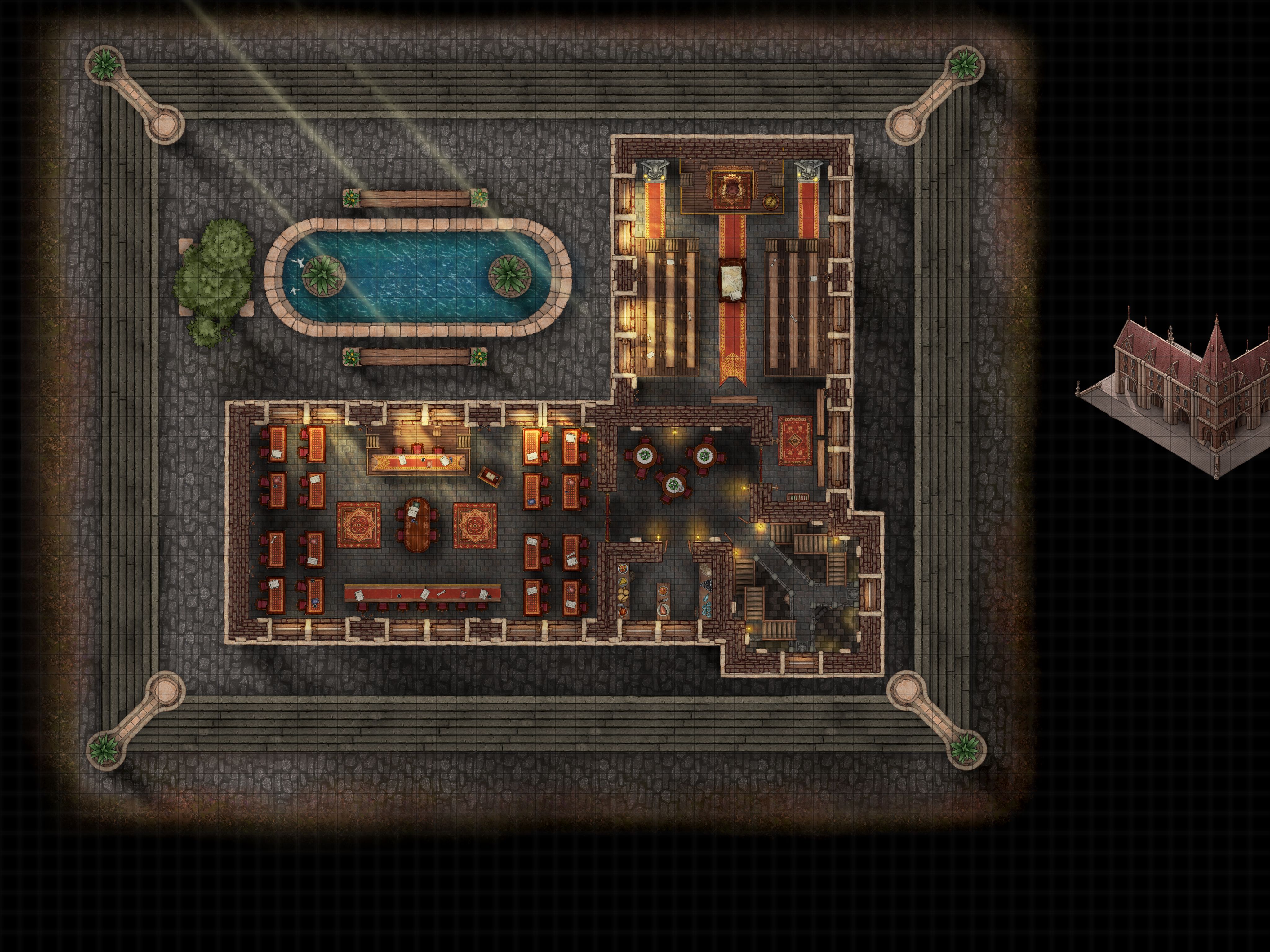 Parliament 2nd floor | Inkarnate - Create Fantasy Maps Online