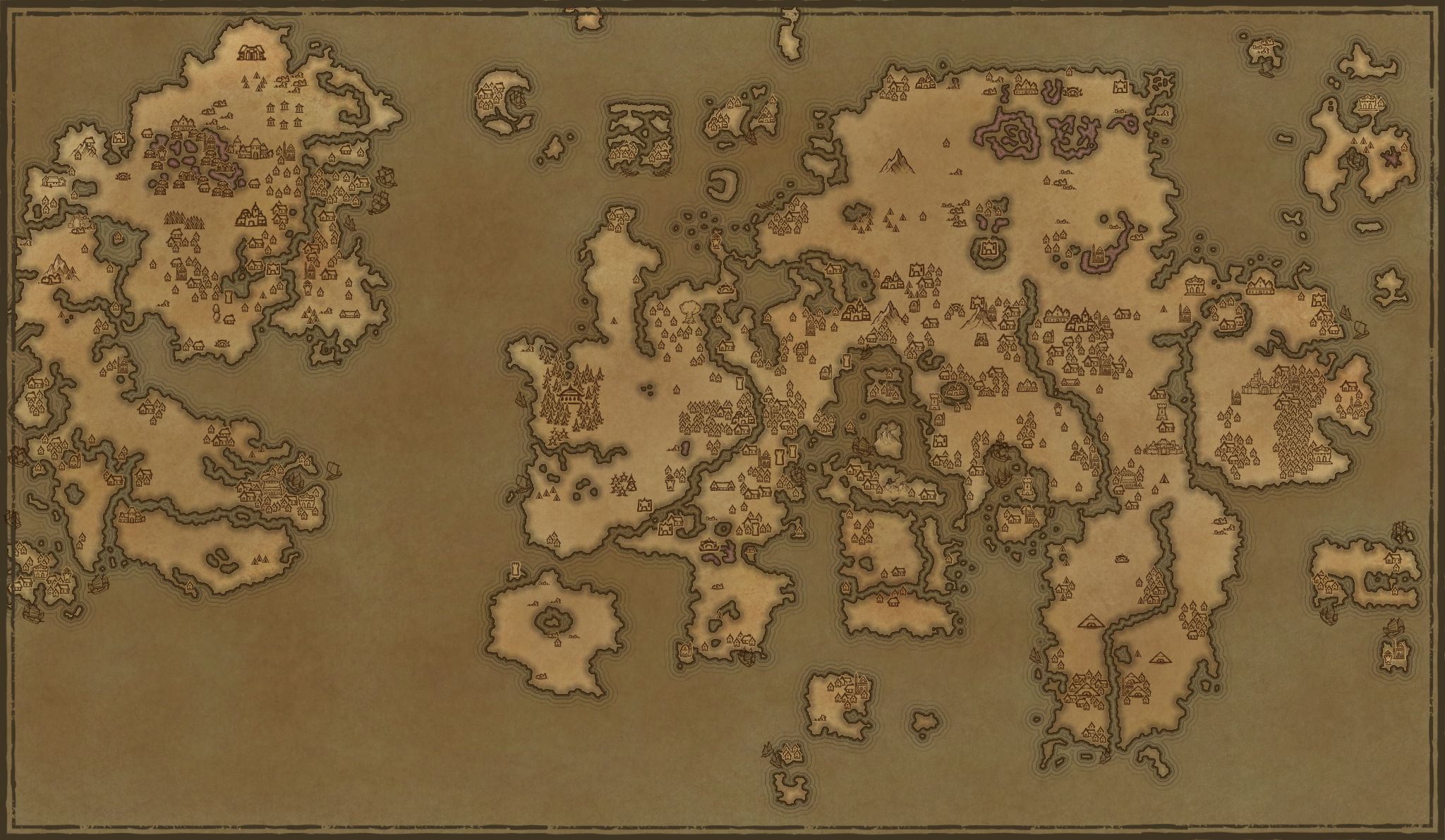 OSRS World Map (Without Titles) | Inkarnate - Create Fantasy Maps Online