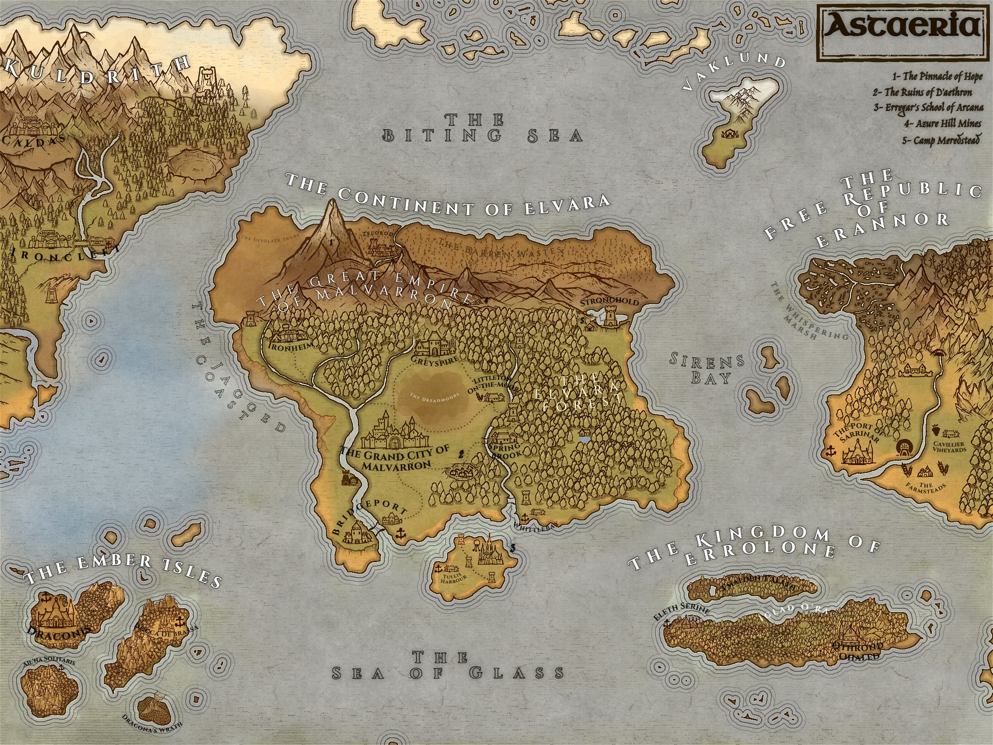 Astaeria | Inkarnate - Create Fantasy Maps Online