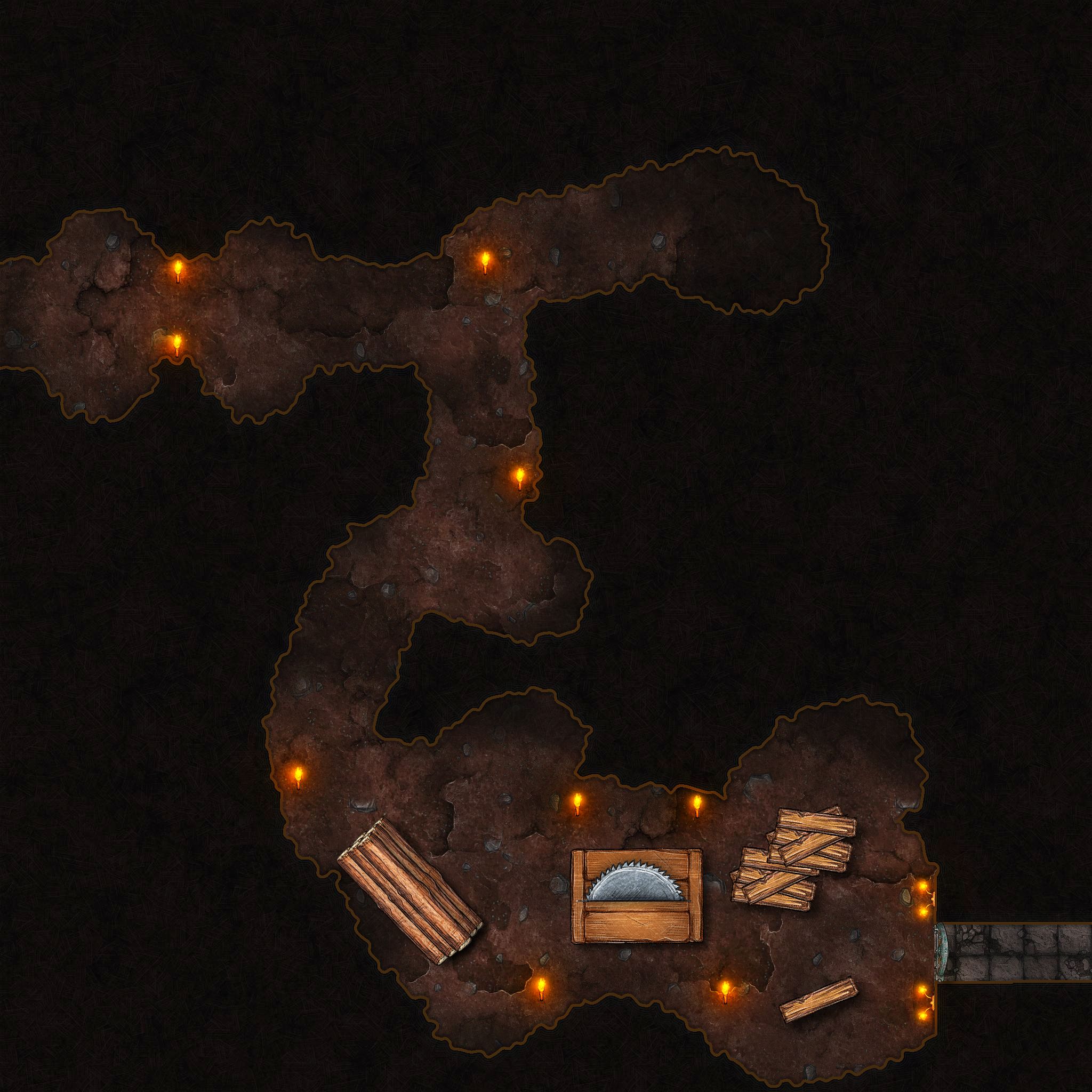 Deadmines - 3 - Sneed | Inkarnate - Create Fantasy Maps Online
