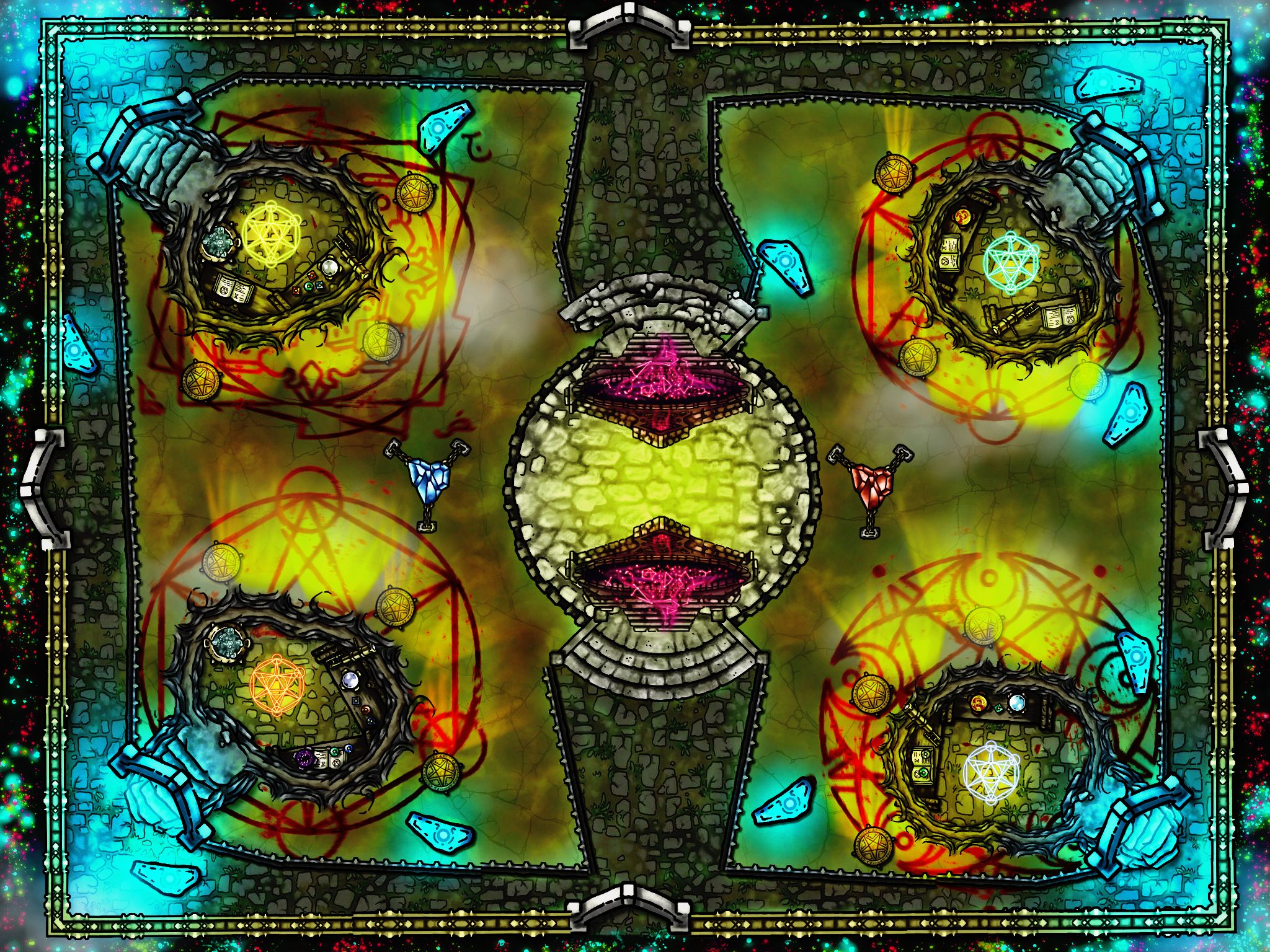 Wizard spell testing grounds | Inkarnate - Create Fantasy Maps Online