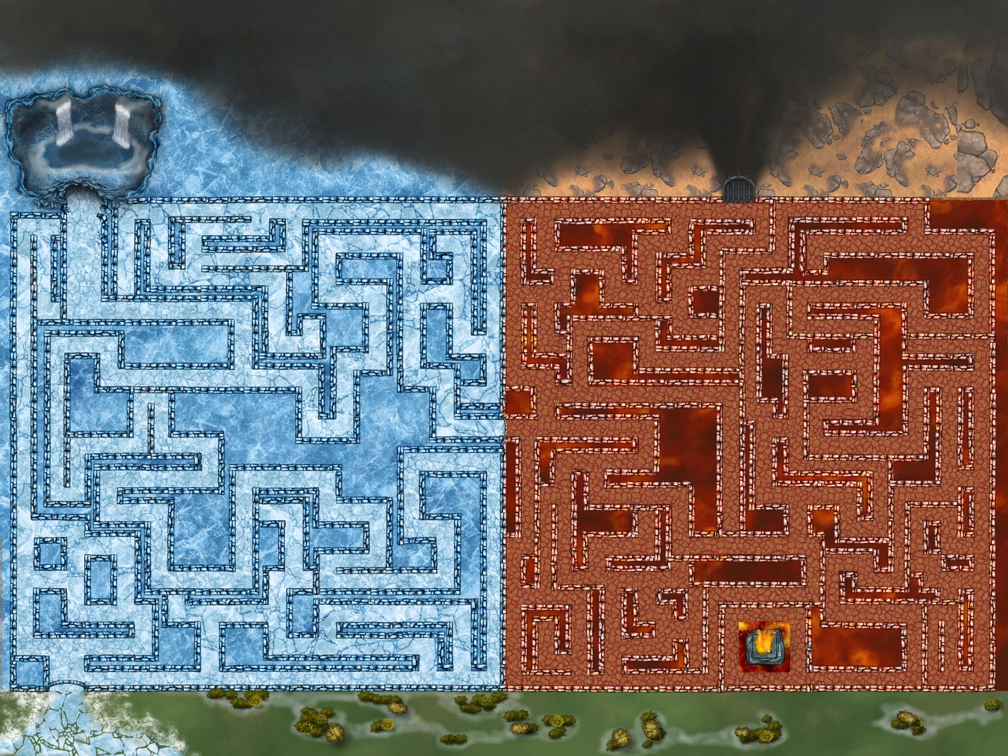 Maze of Ice and Fire | Inkarnate - Create Fantasy Maps Online