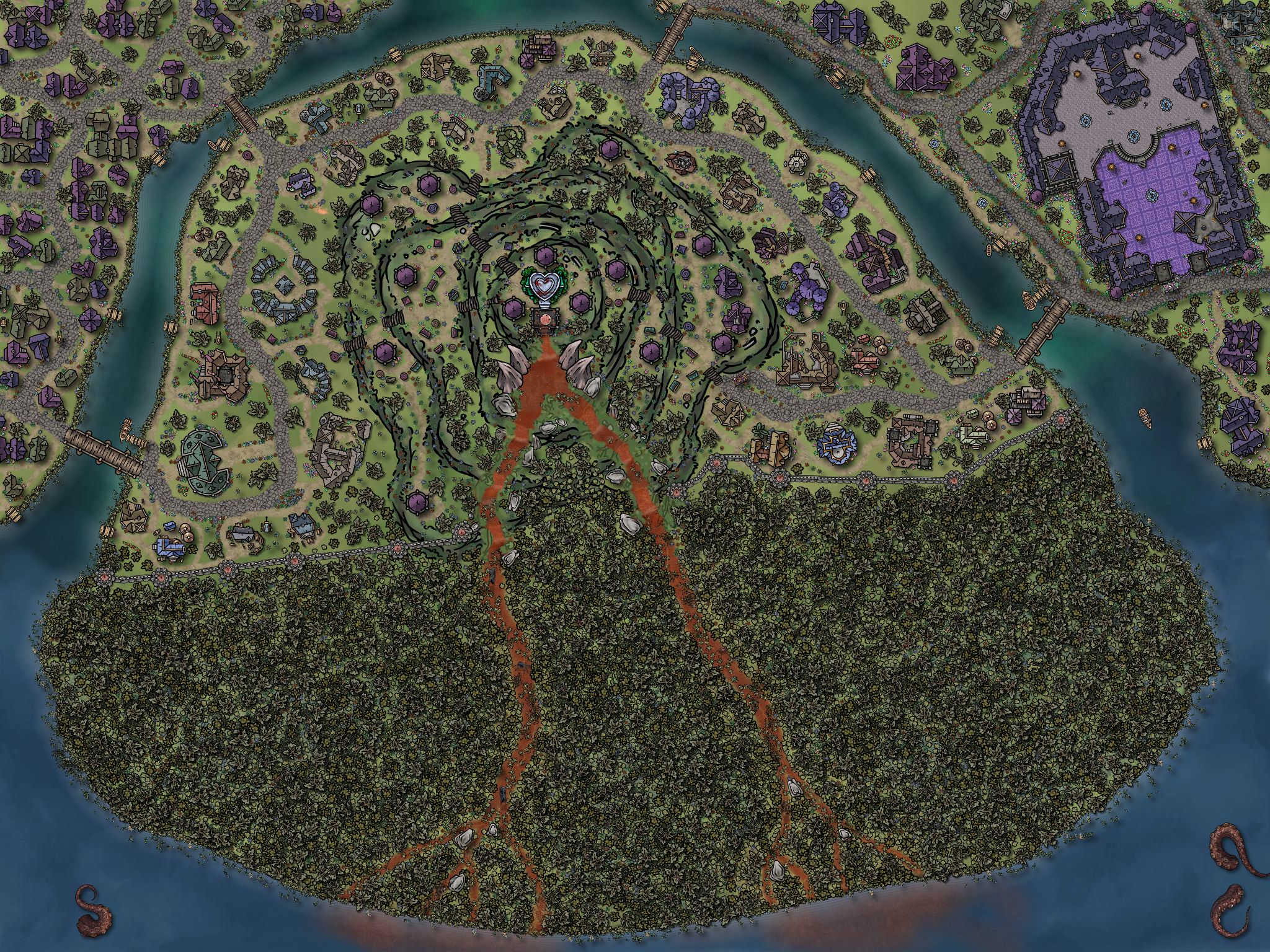 Blood Temple | Inkarnate - Create Fantasy Maps Online