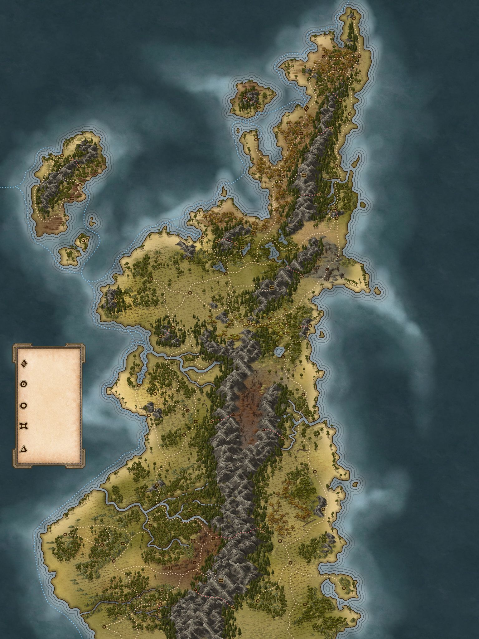 Bischoff Kingdom (Detailed) (no label) | Inkarnate - Create Fantasy ...