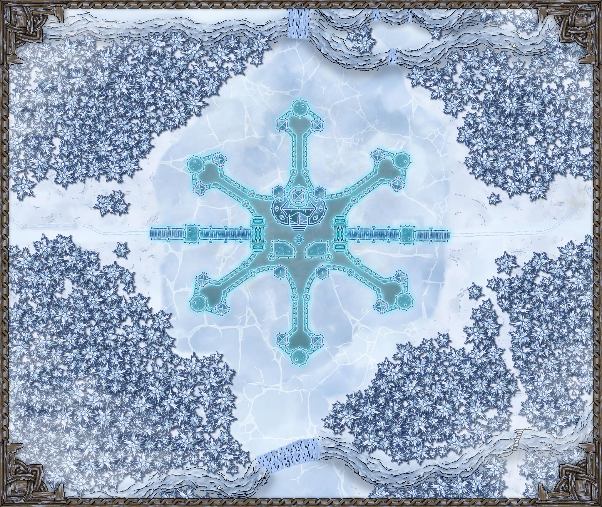 The Ice Queen's Castle | Inkarnate - Create Fantasy Maps Online