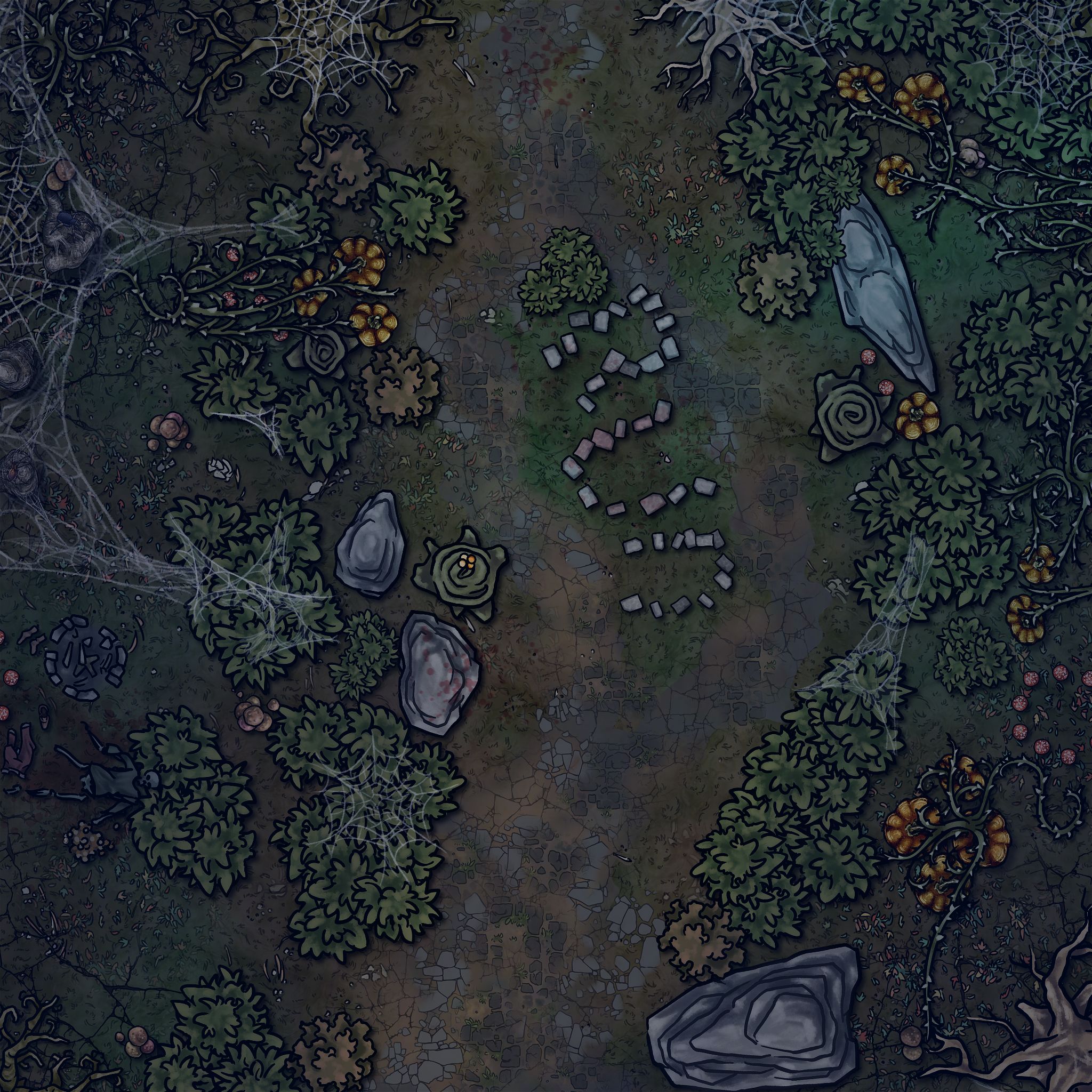 Road To The Graveyard | Inkarnate - Create Fantasy Maps Online