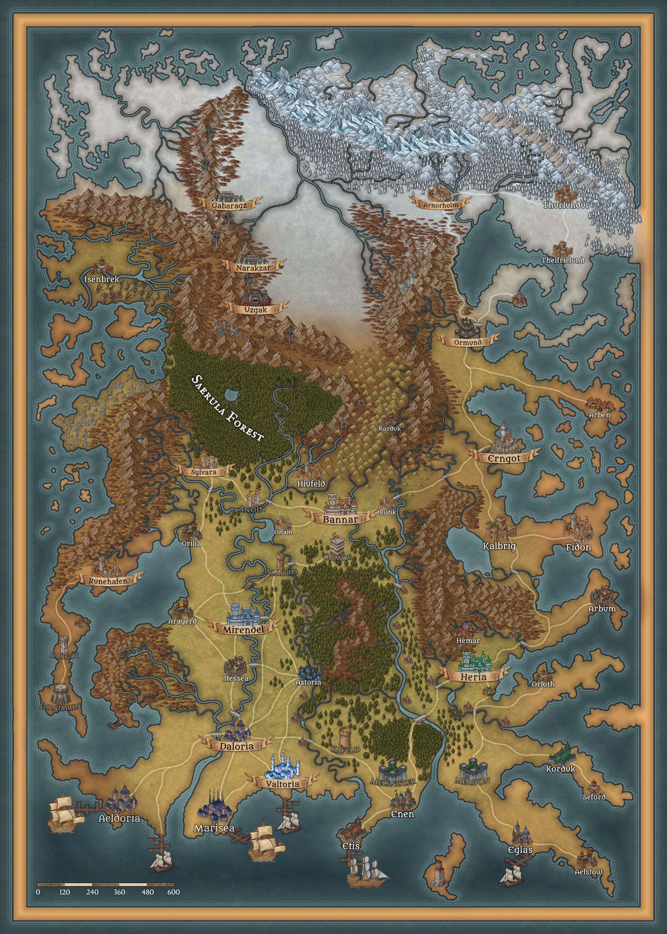Northern Realm | Inkarnate - Create Fantasy Maps Online