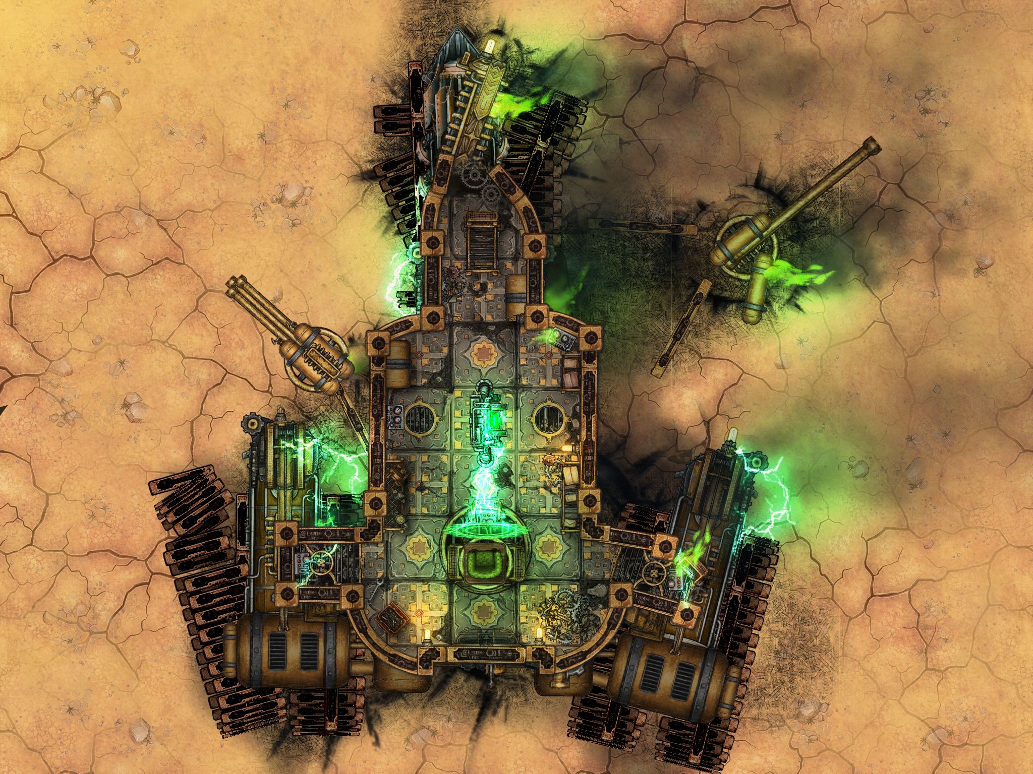 The Collector Destroyed Interior | Inkarnate - Create Fantasy Maps Online