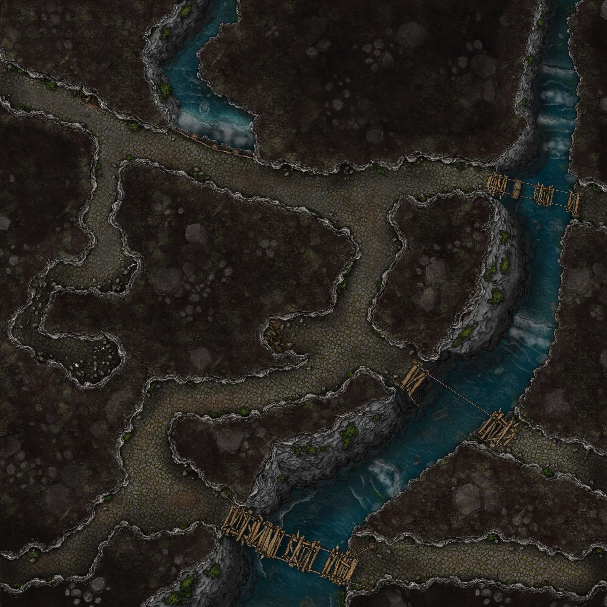 Underground - old bridges | Inkarnate - Create Fantasy Maps Online