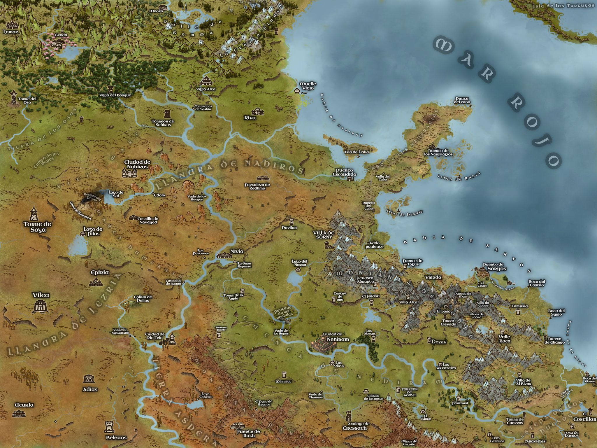 Neiram Republic | Inkarnate - Create Fantasy Maps Online
