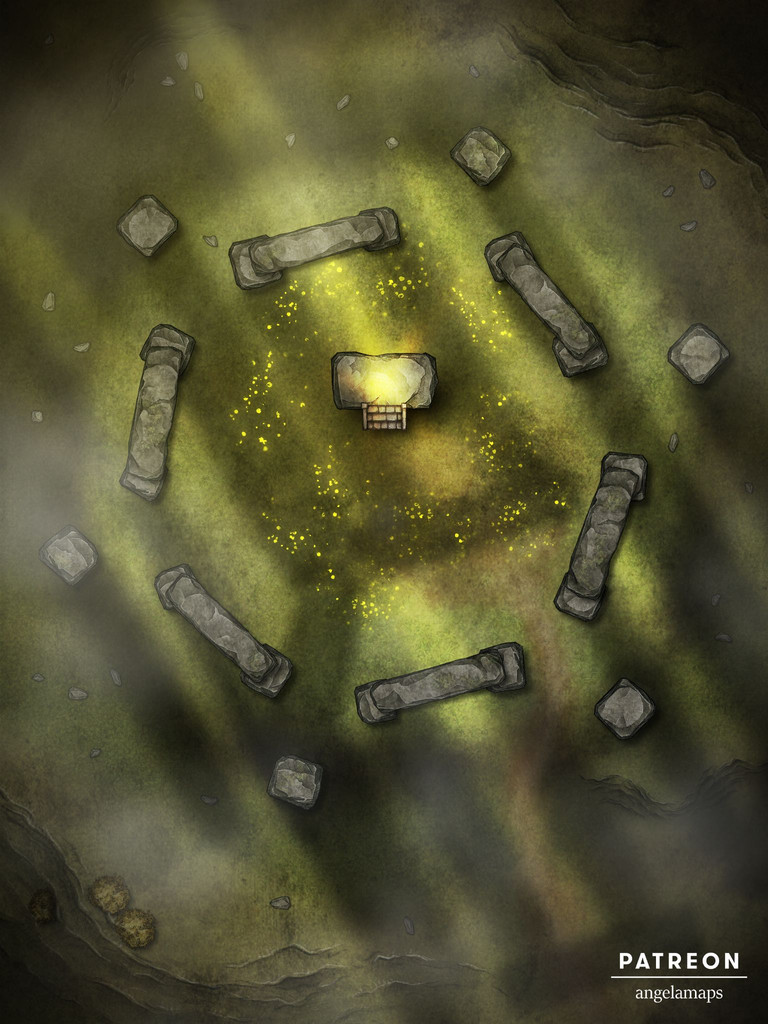 Underdark Waterfall | Inkarnate - Create Fantasy Maps Online